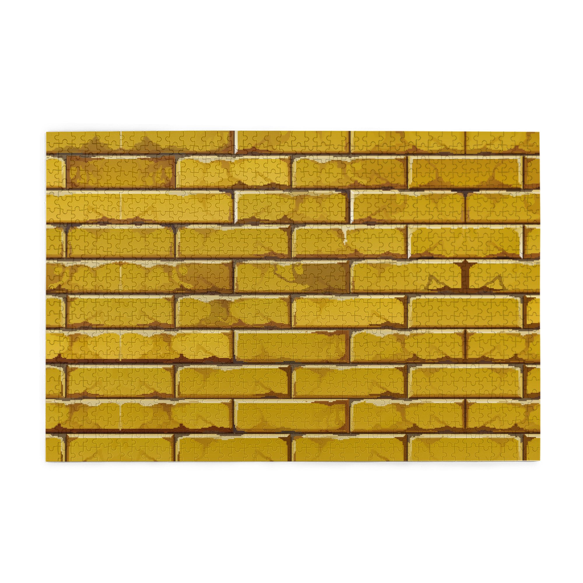 Wooden Puzzle Retro brick wall pattern background 1000-Slice Puzzle for ...
