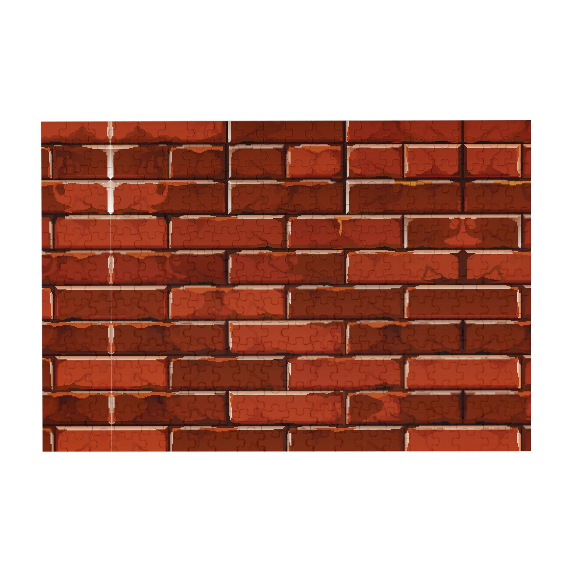 Wooden Puzzle Retro brick wall pattern background 300-Slice Puzzle for ...