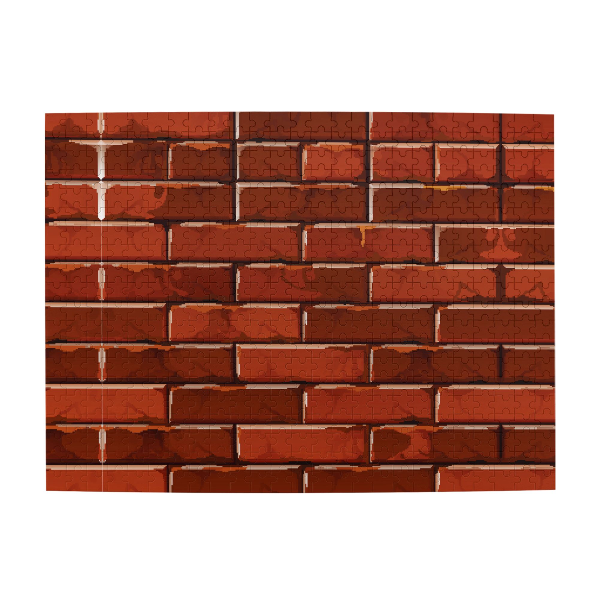 Wooden Puzzle Retro brick wall pattern background 500-Slice Puzzle for ...