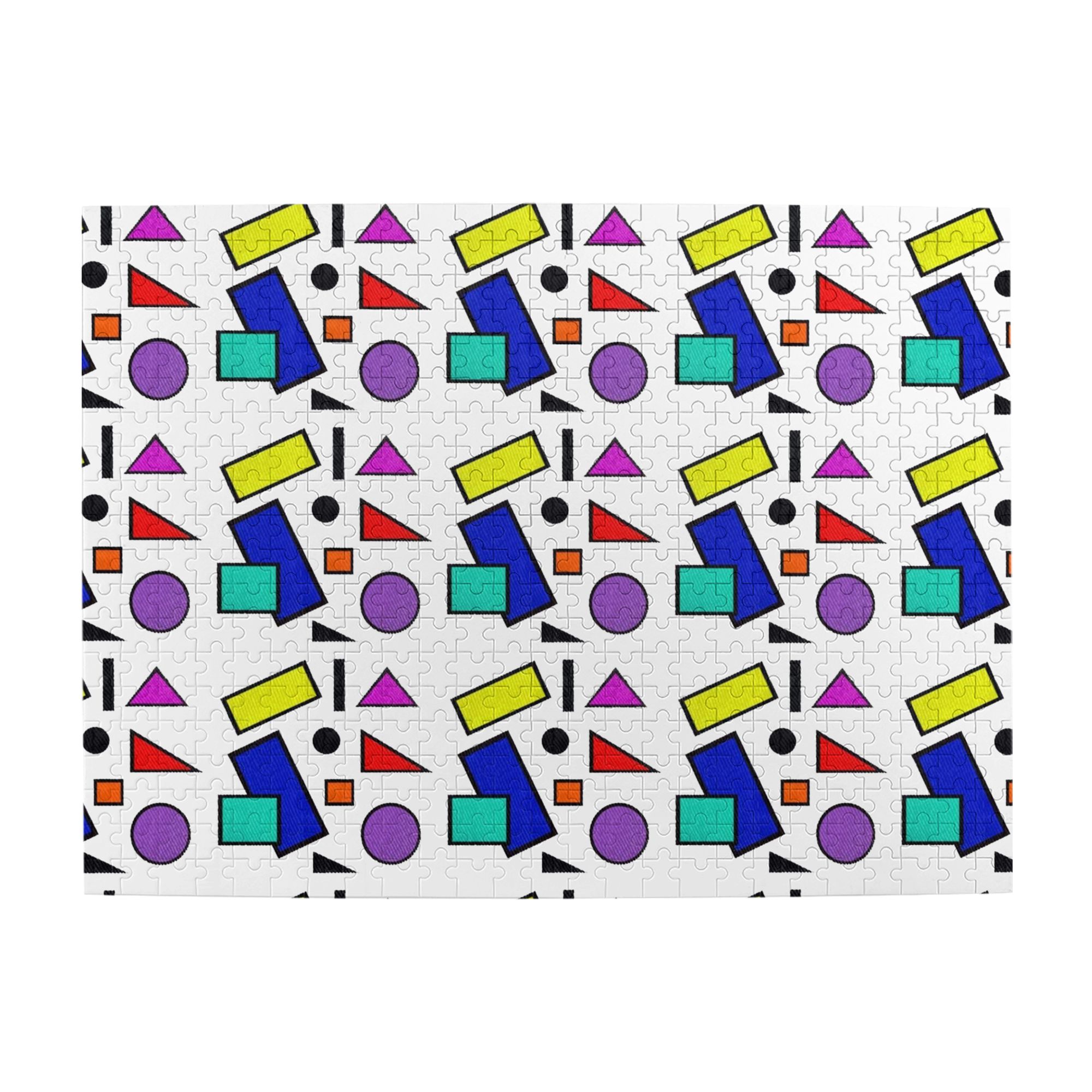 Wooden Puzzle Retro s Shapes 500-Slice Puzzle for All Ages Gifts ...