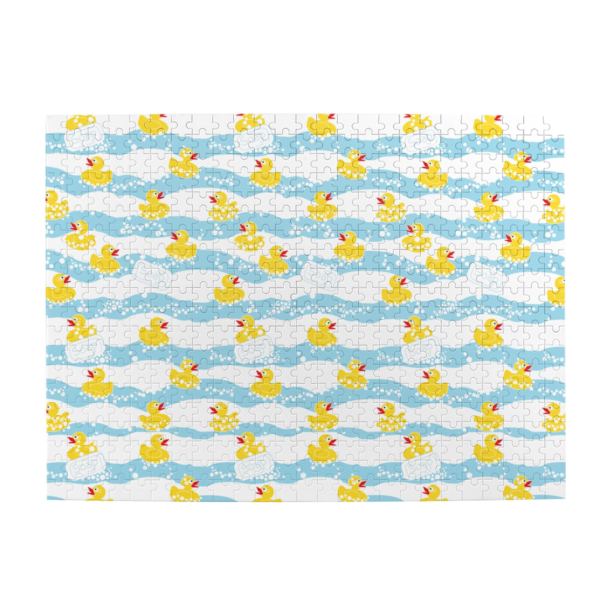 Wooden Puzzle Rubber Duck Bathroom 500-Slice Puzzle for All Ages Gifts ...