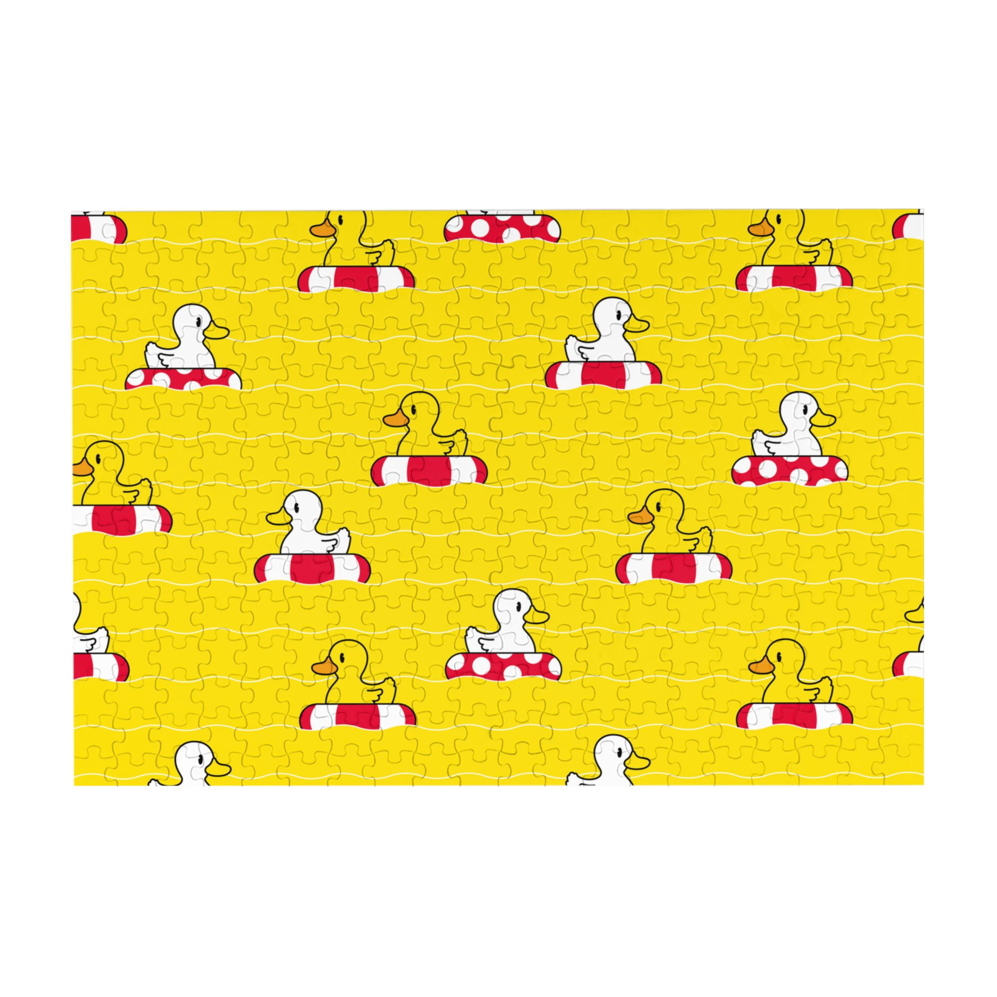 Wooden Puzzle Rubber Duck Swimming 300-Slice Puzzle for All Ages Gifts ...