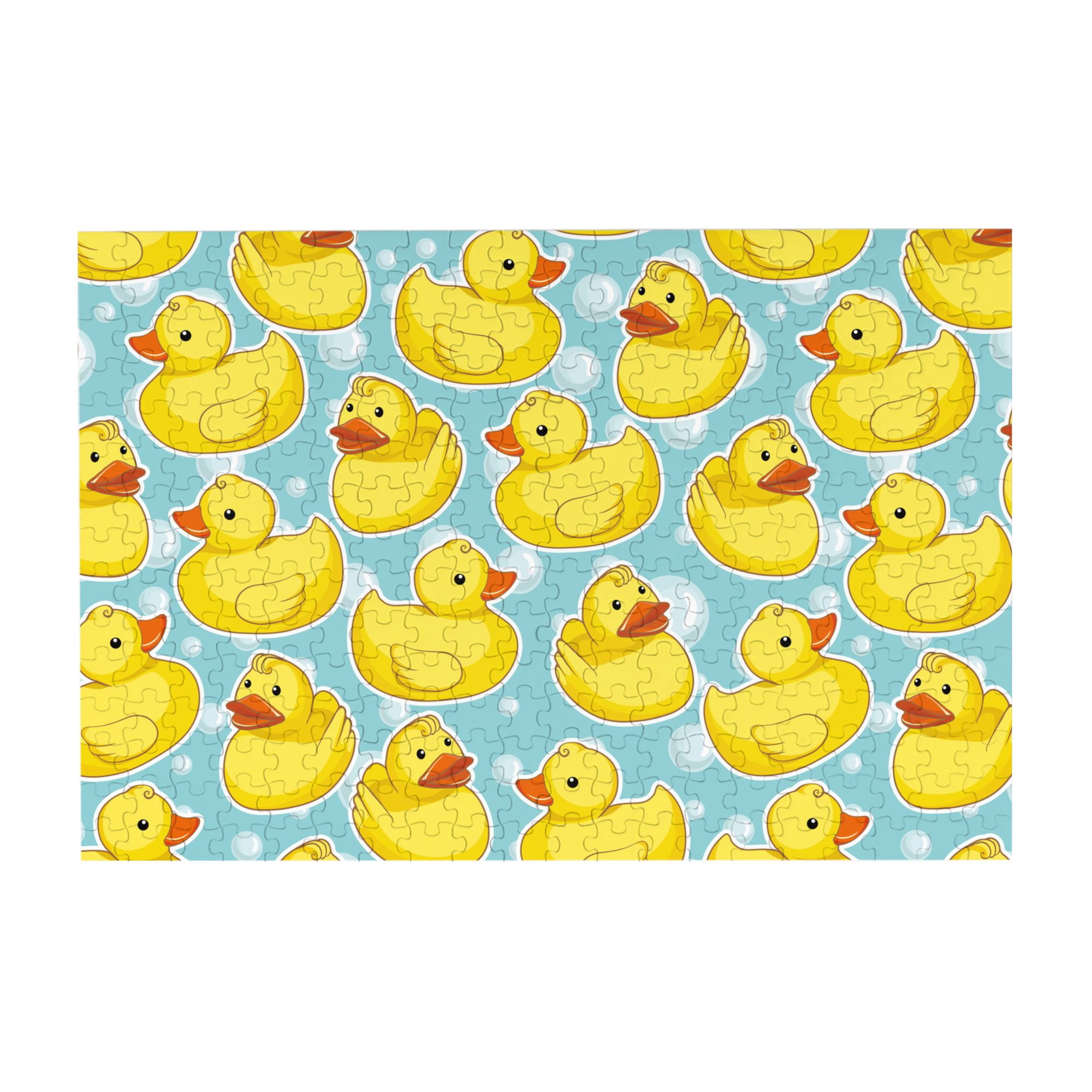 Wooden Puzzle Rubber Duck Swimming 300-Slice Puzzle for All Ages Gifts ...