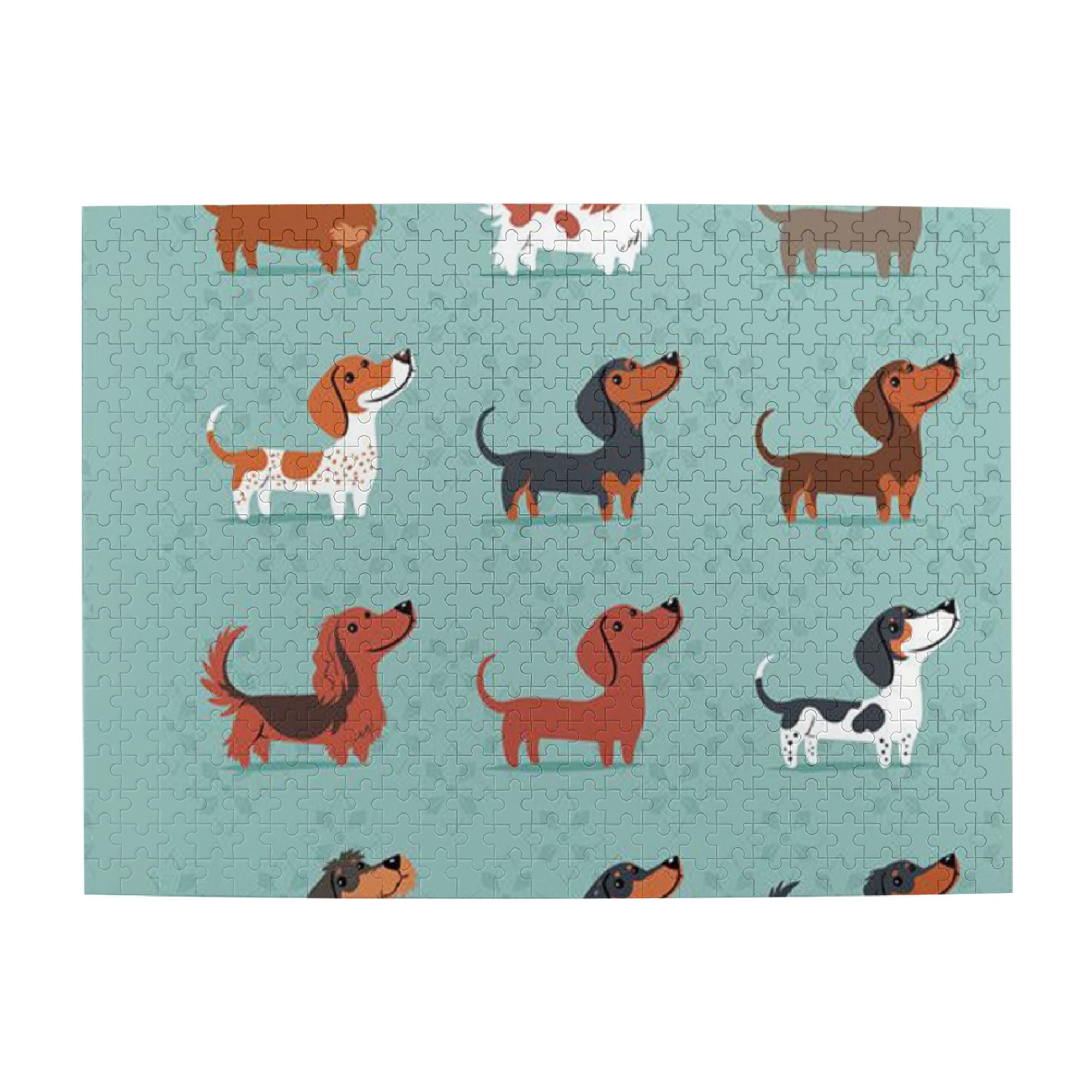 Wooden Puzzle Sausage Dog Dachshund 500-Slice Puzzle for All Ages Gifts ...
