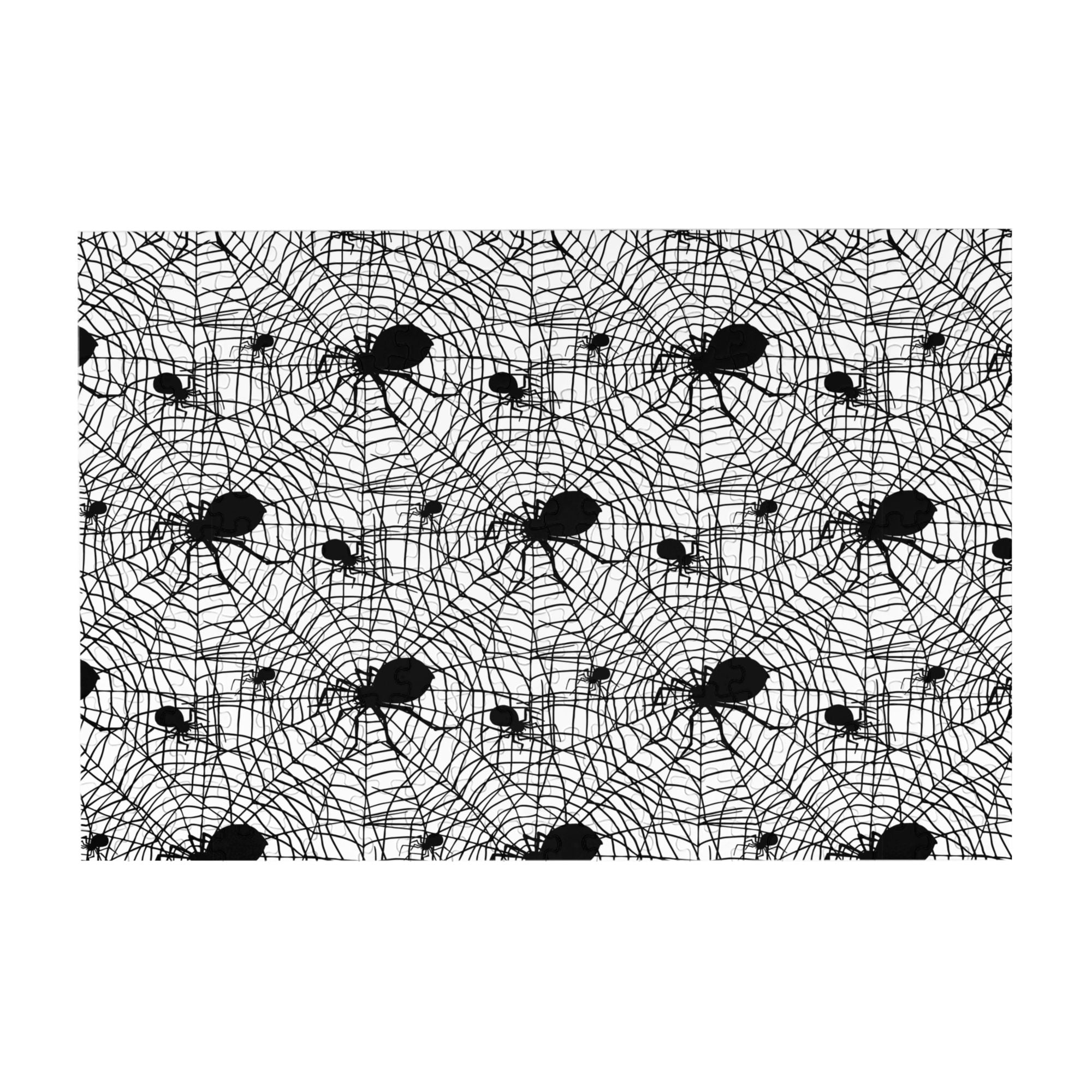 Wooden Puzzle Spider Web Spooky Spiders 300-Slice Puzzle for All Ages ...