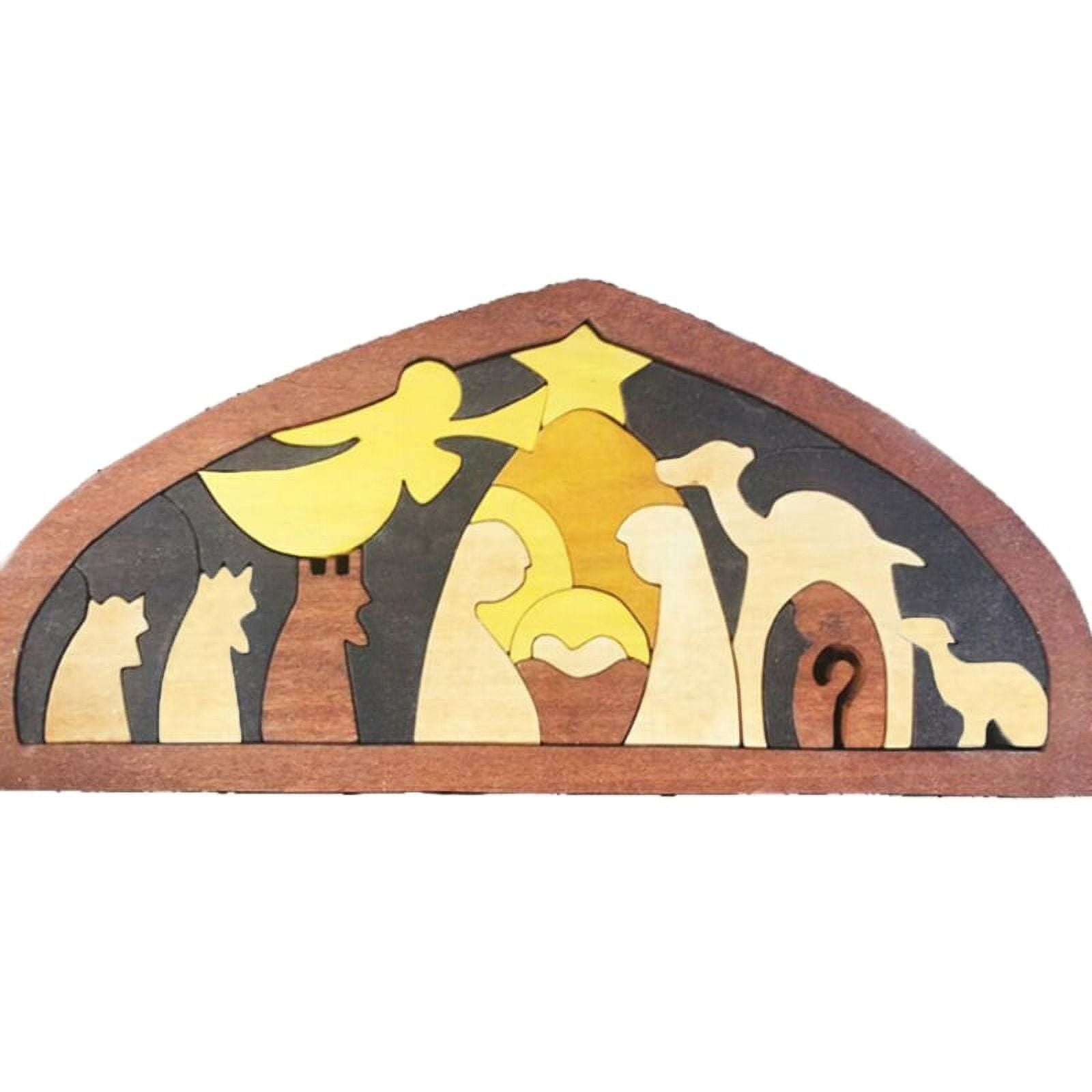 Wooden Puzzle Statue Puzzle for & Kid Jigsaw Puzzle Game Ornament Craft ...