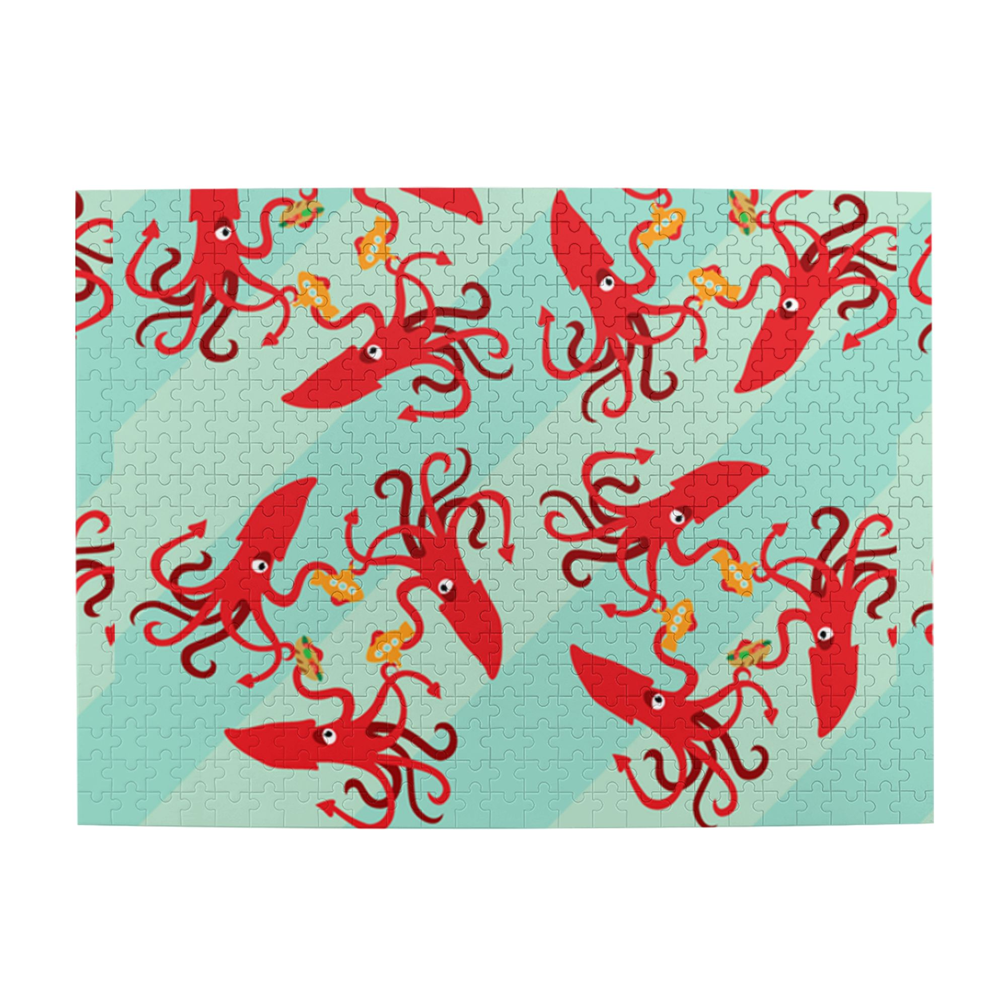 Wooden Puzzle The Giant Squid Eats Subs 500-Slice Puzzle for All Ages ...