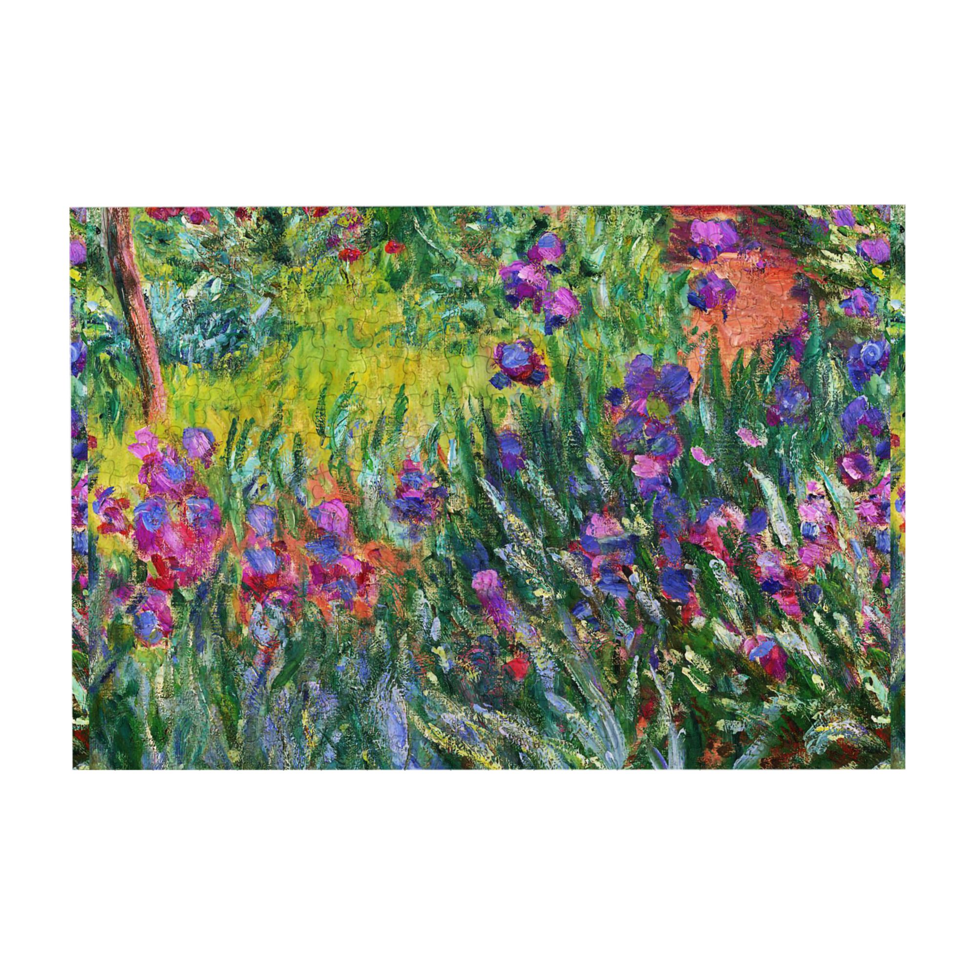 Wooden Puzzle The Iris Garden In Giverny Claude Monet Fine Art 300 ...