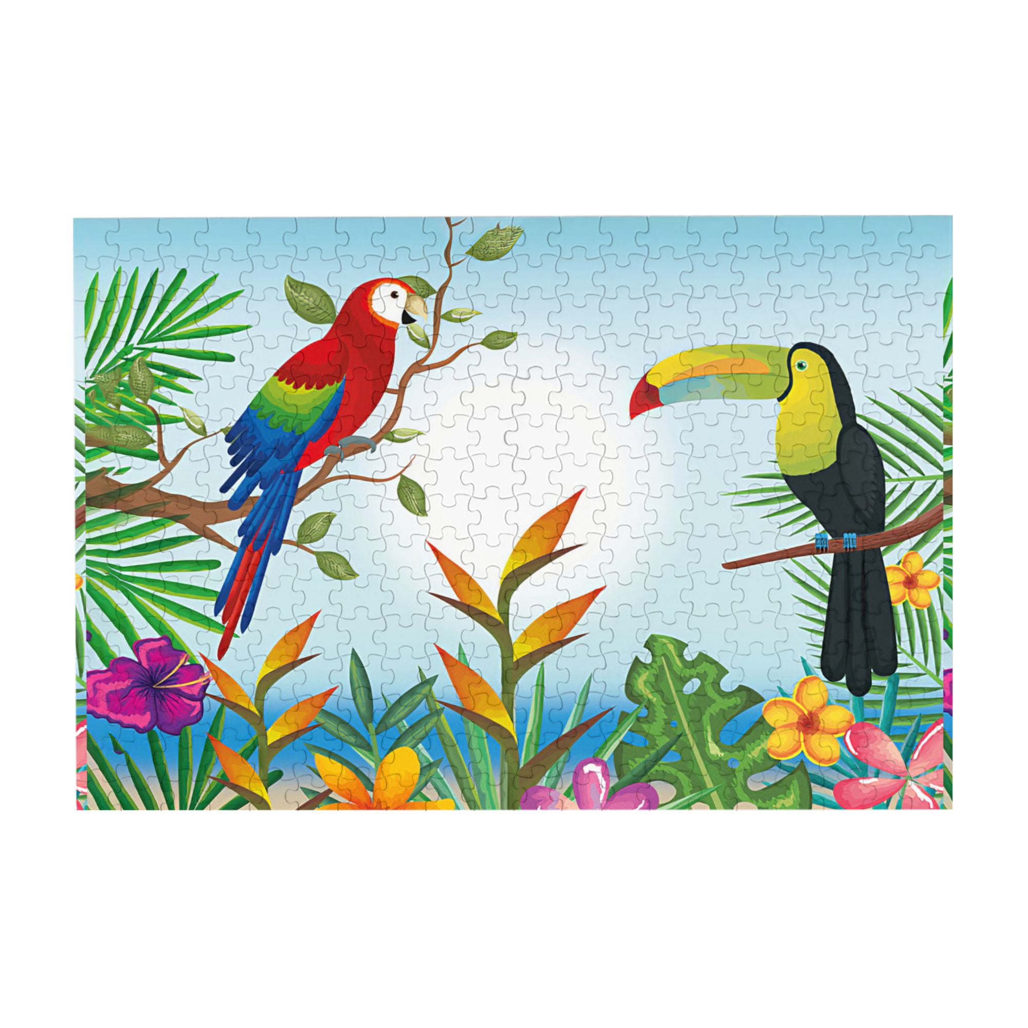 Wooden Puzzle Toucan And Parrot 300-Slice Puzzle for All Ages Gifts ...