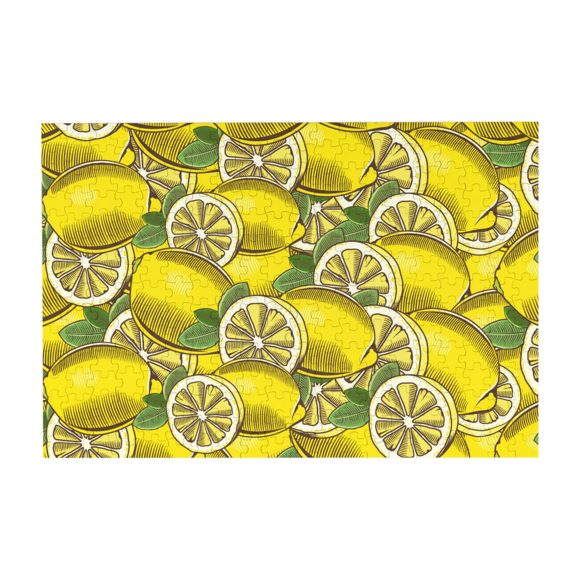 Wooden Puzzle Yellow lemon 300-Slice Puzzle for All Ages Gifts ...