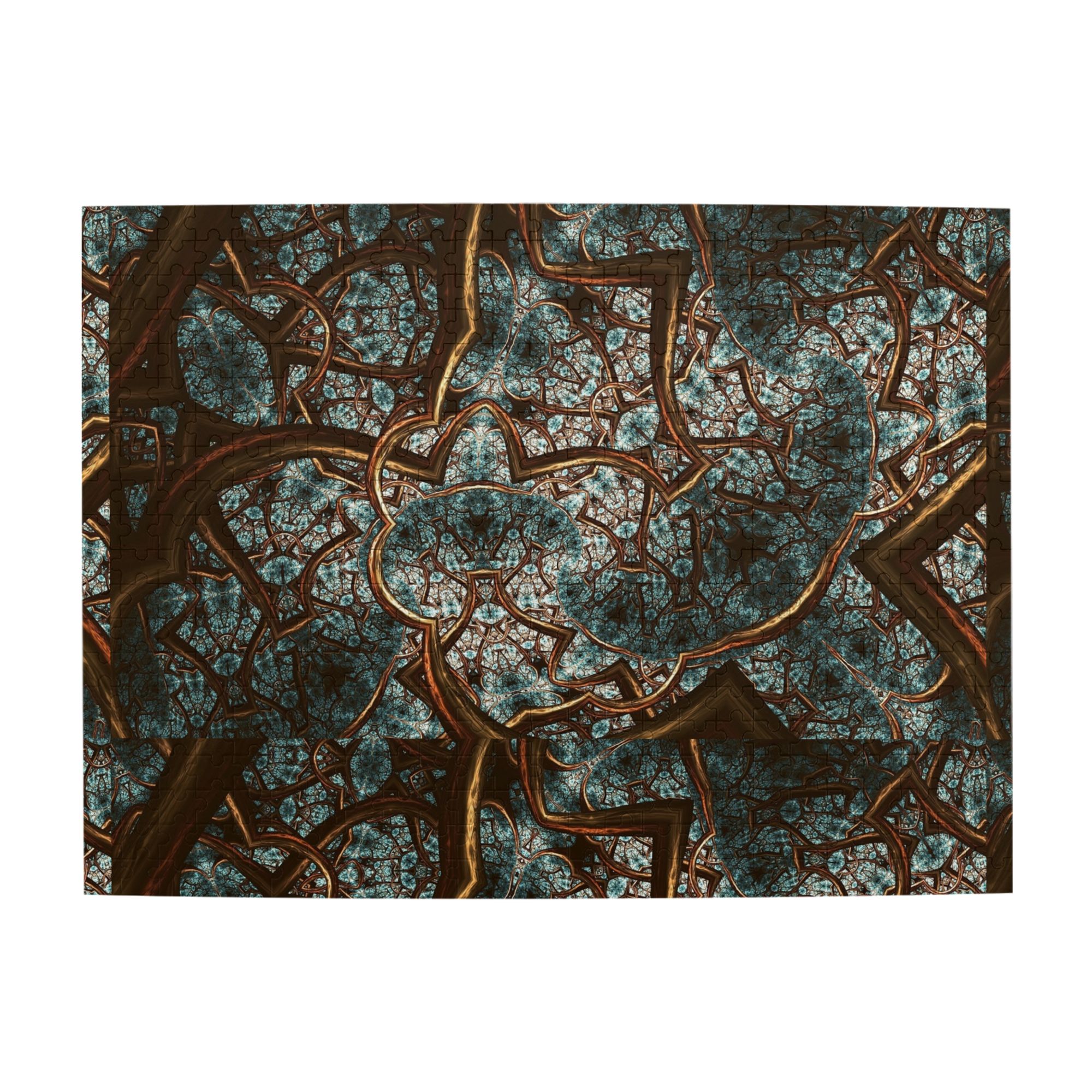 Wooden Puzzle brown-cells- 500-Slice Puzzle for All Ages Gifts ...