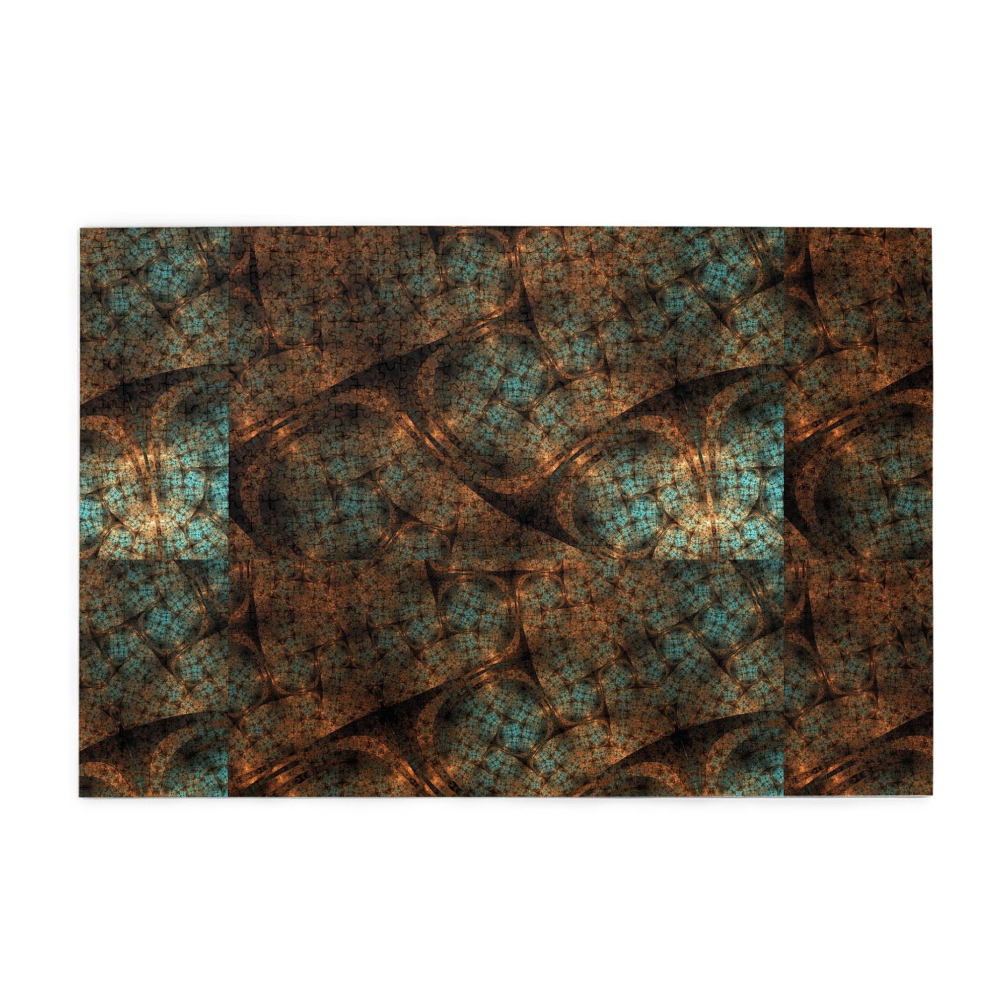 Wooden Puzzle brown-fractals- 1000-Slice Puzzle for All Ages Gifts ...