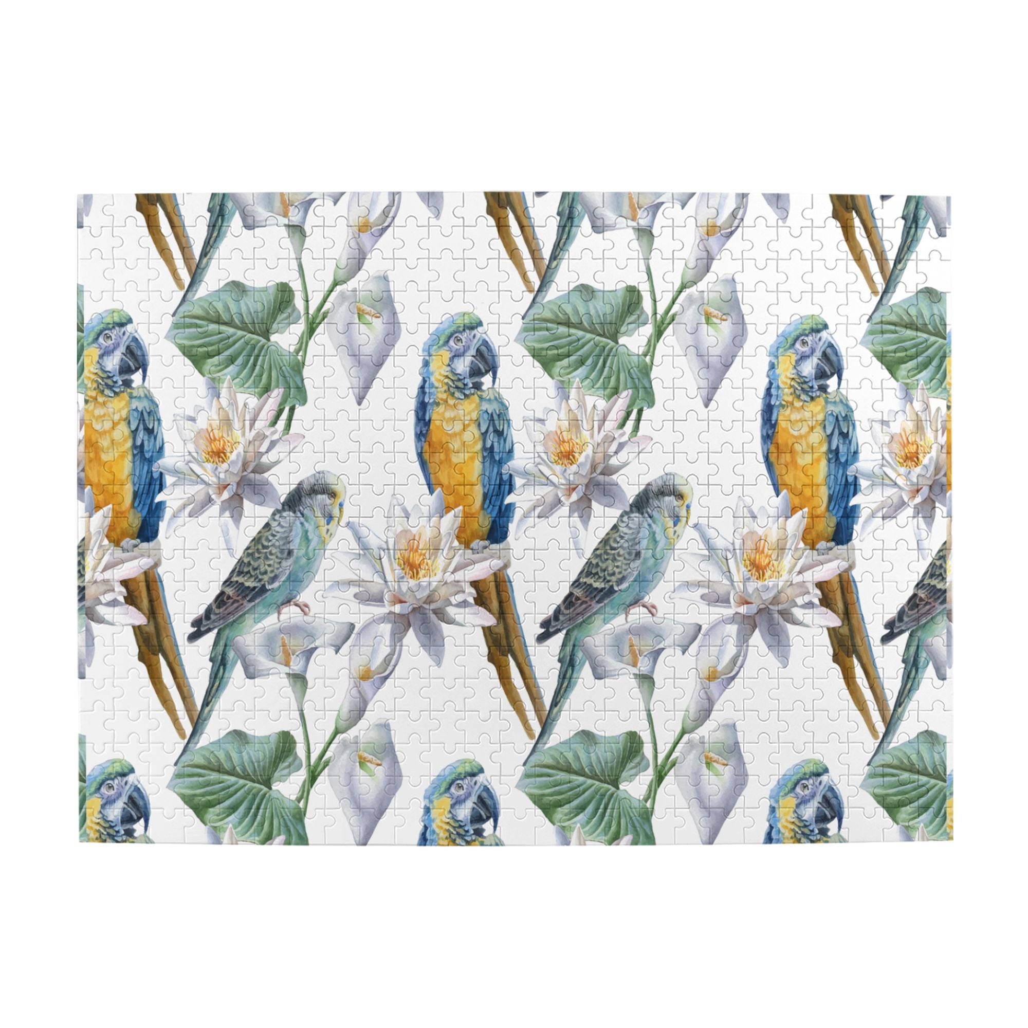 Wooden Puzzle budgie and macaw 500-Slice Puzzle for All Ages Gifts ...