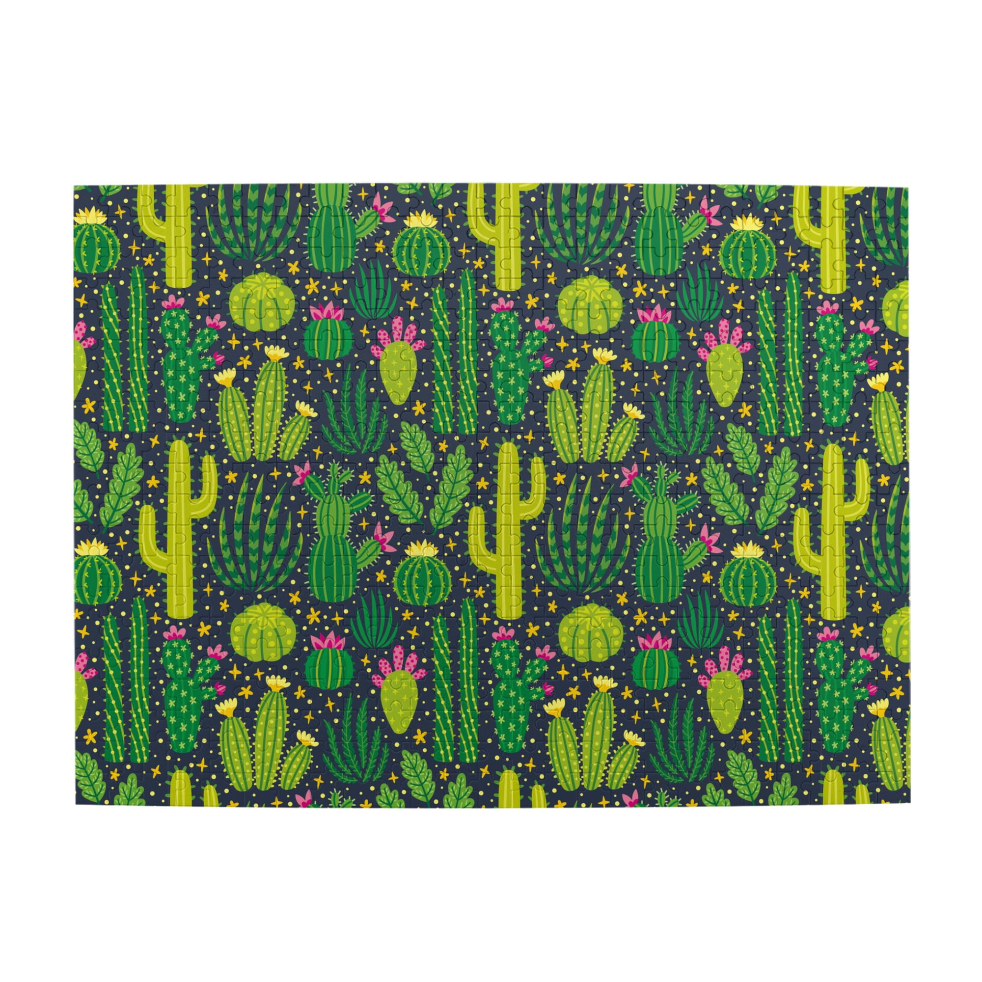 Wooden Puzzle cactus pattern 500-Slice Puzzle for All Ages Gifts ...