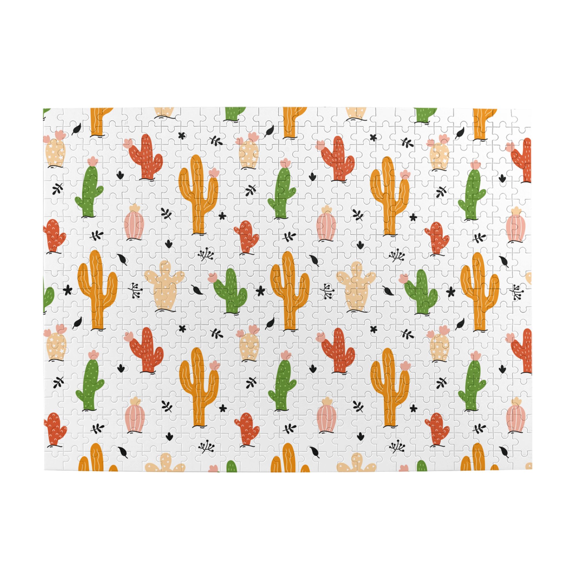 Wooden Puzzle cactus pattern 500-Slice Puzzle for All Ages Gifts ...