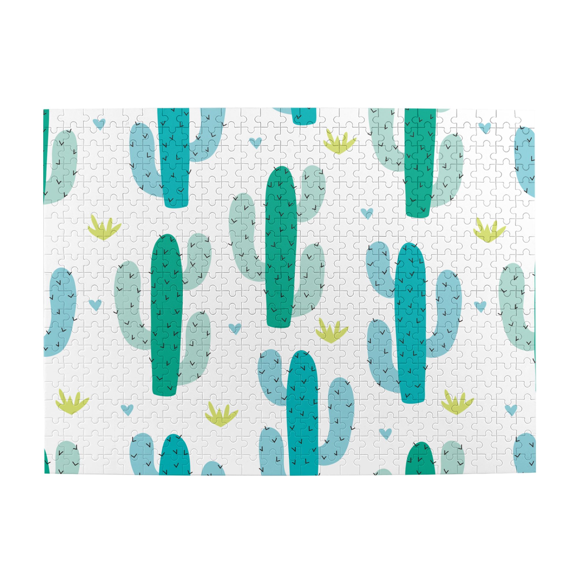 Wooden Puzzle cactus pattern 500-Slice Puzzle for All Ages Gifts ...