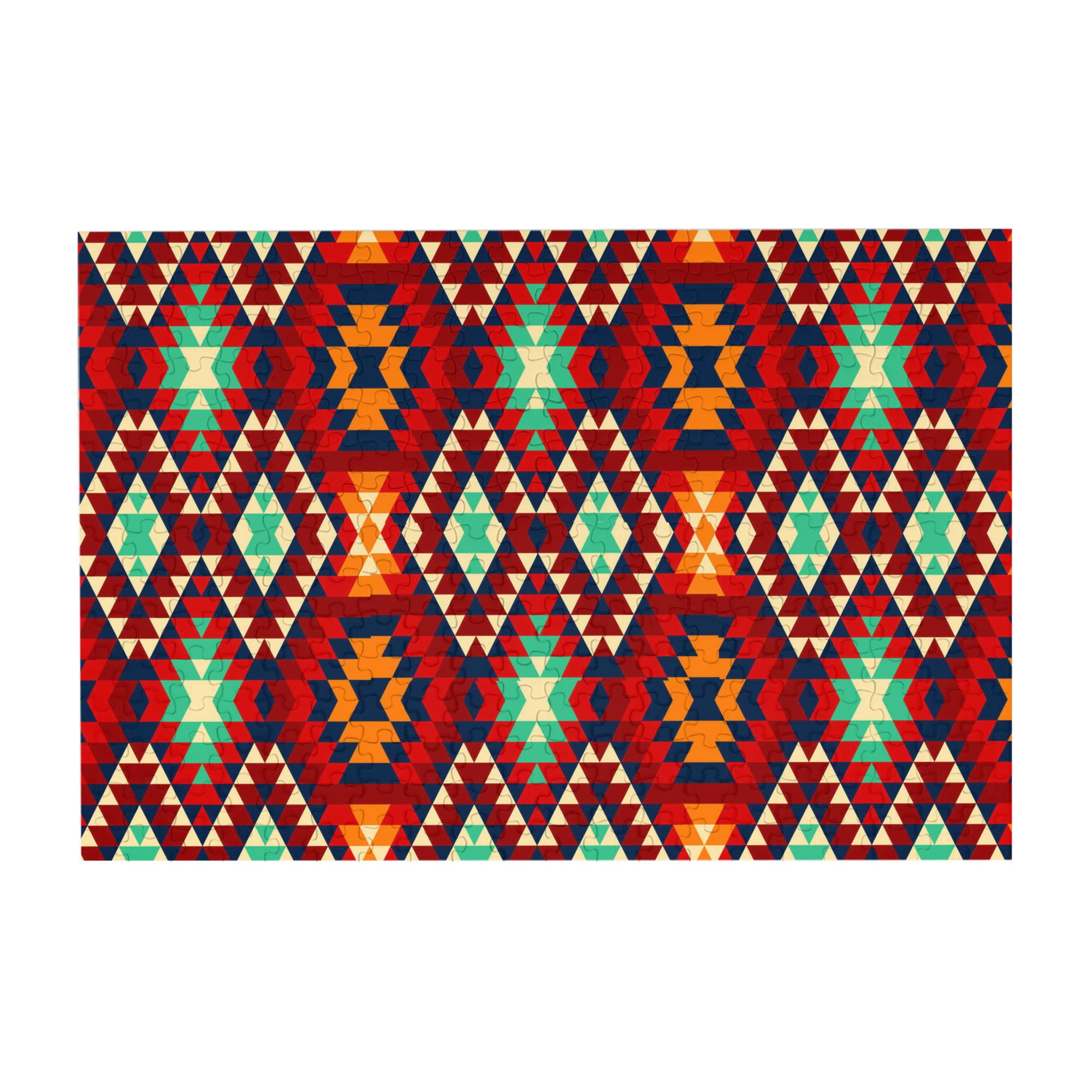 Wooden Puzzle geometric-ethnic-seamless-pattern-vector-background 500 ...