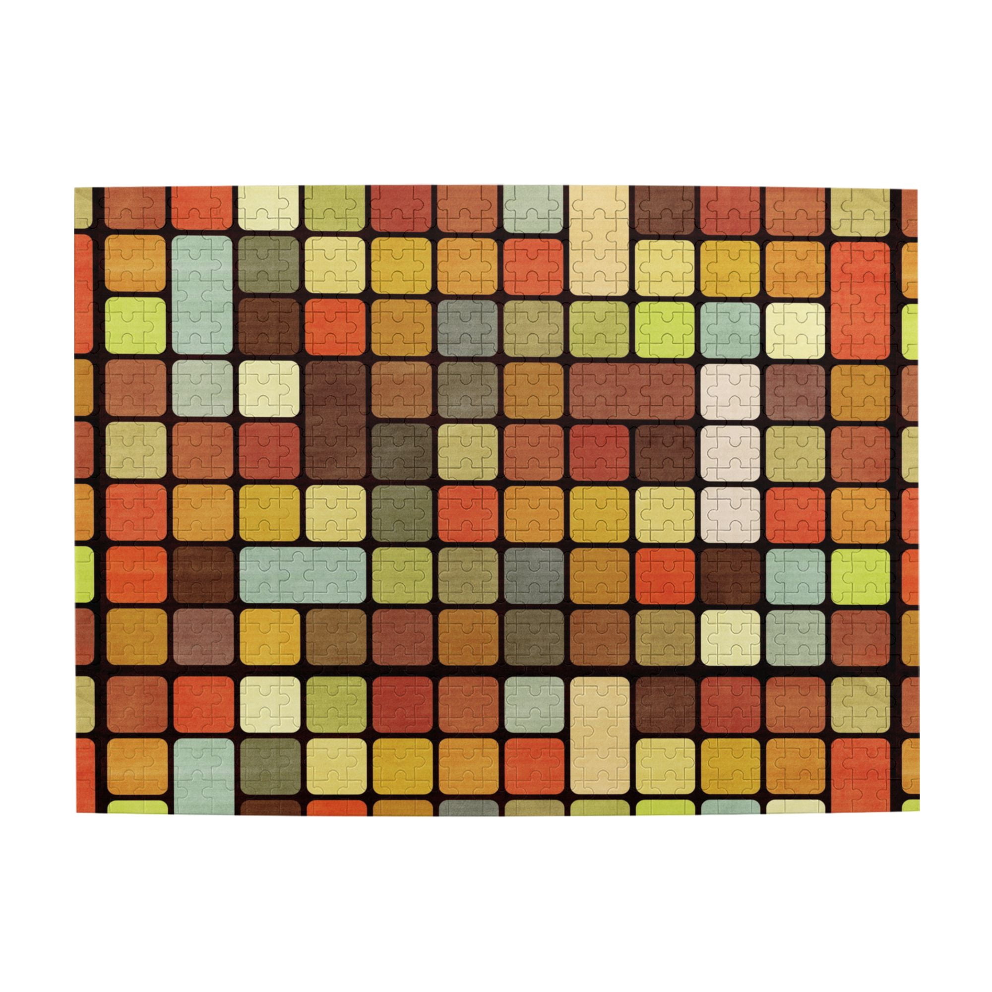 Wooden Puzzle pastel-tiles- 500-Slice Puzzle for All Ages Gifts ...