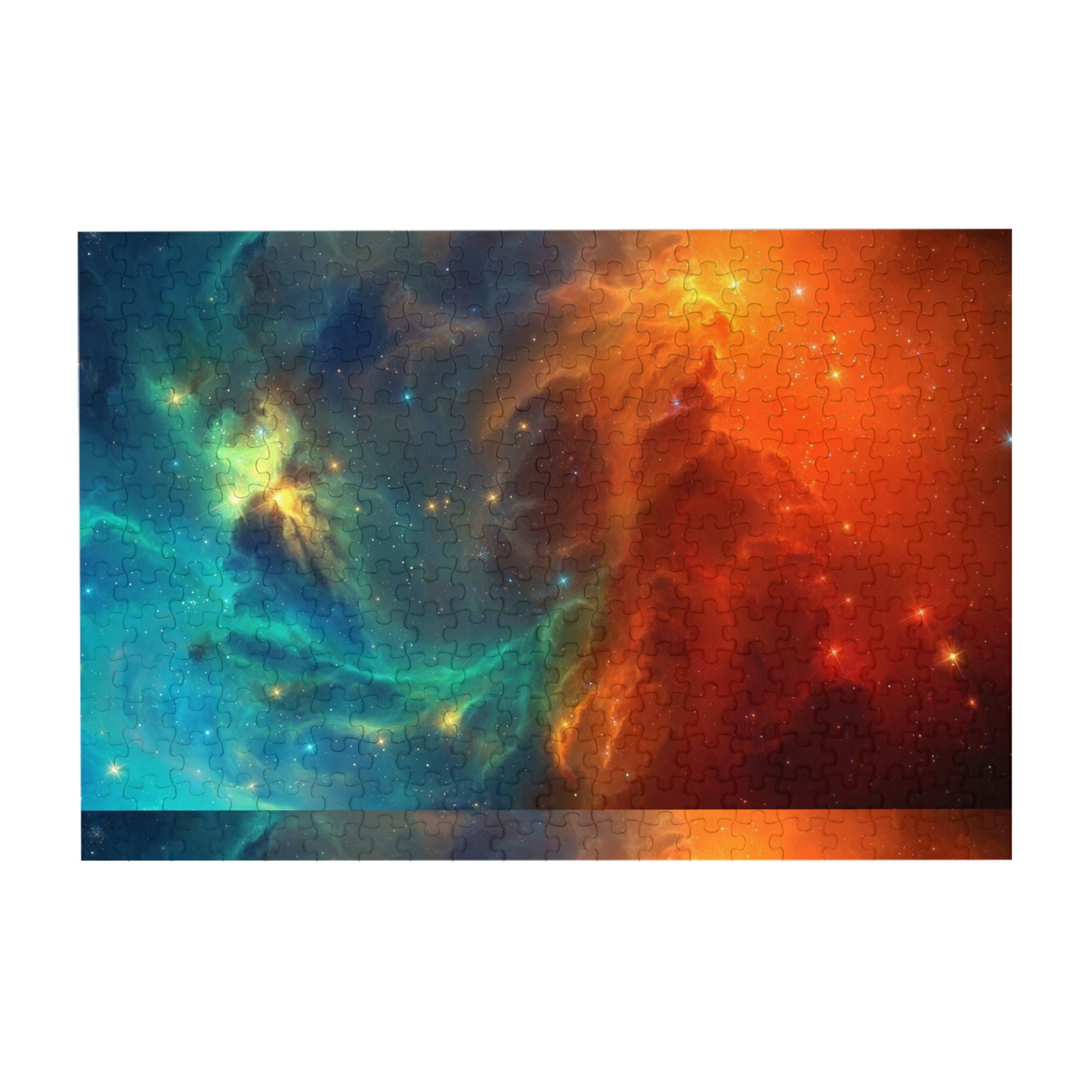 Wooden Puzzle space-colorful-nebula-galaxy-stars 300-Slice Puzzle for ...