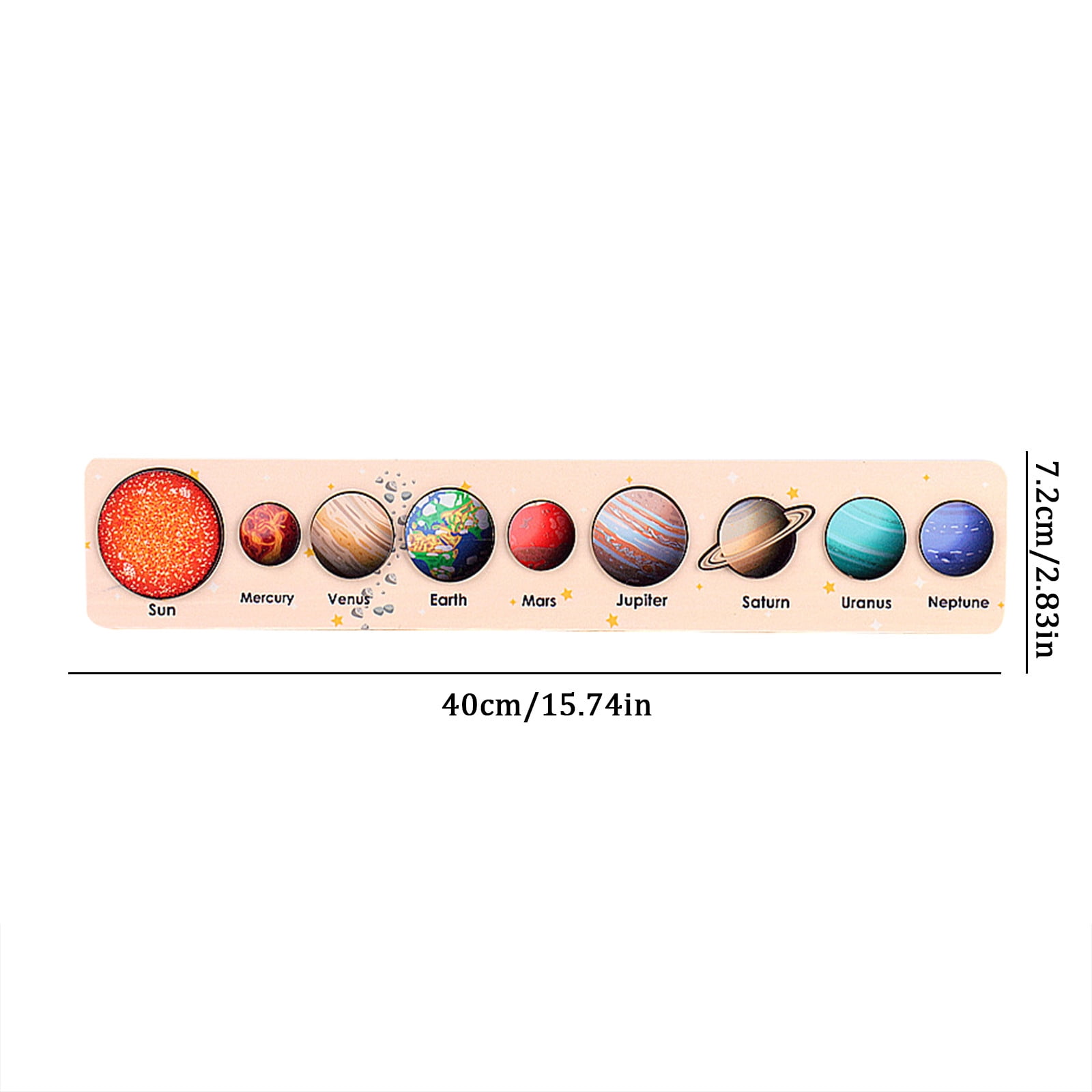 Wooden Puzzles For Toddlers Space Puzzle For Solar System Educational ...