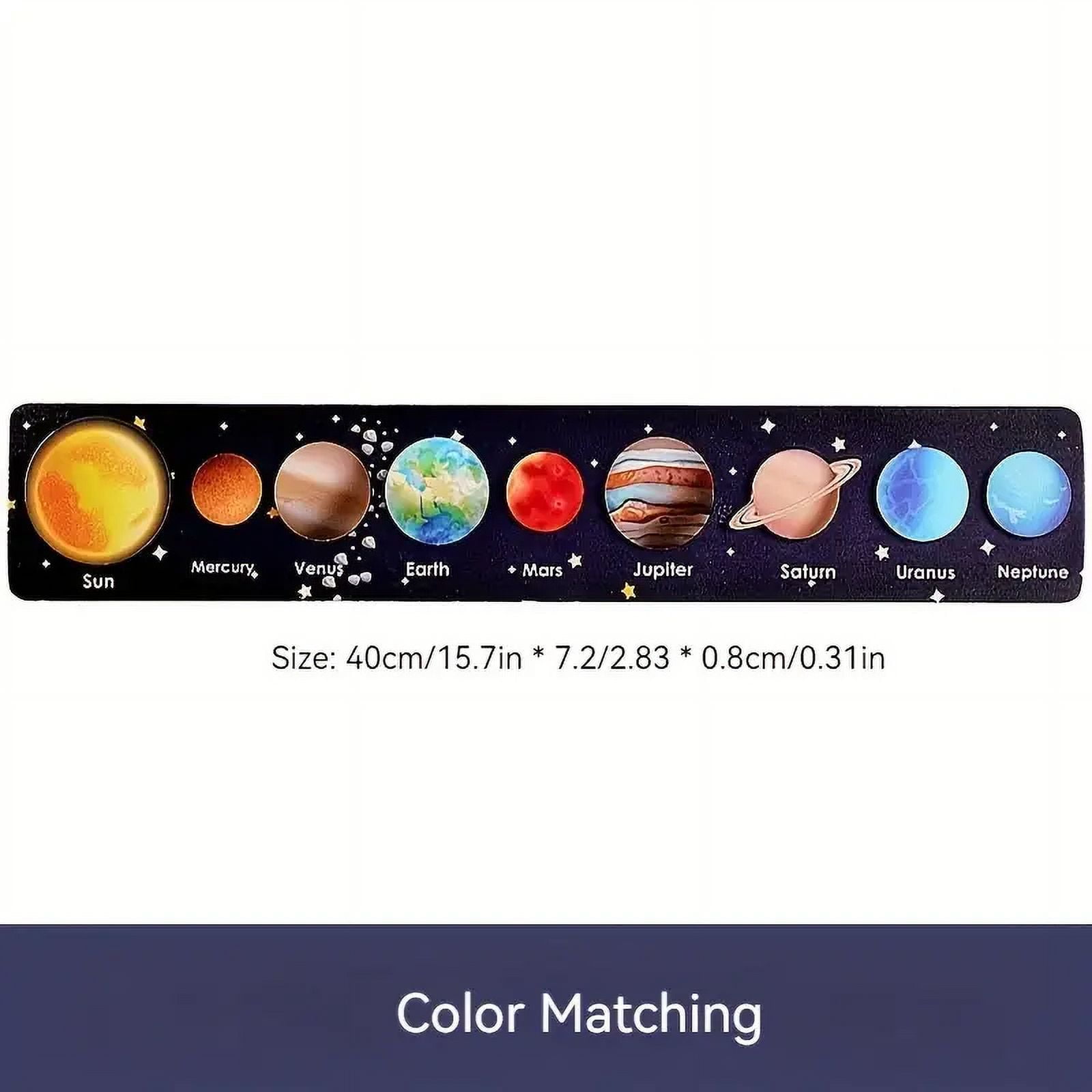Wooden Puzzles For Toddlers, Space Puzzle For Solar System, Educational ...