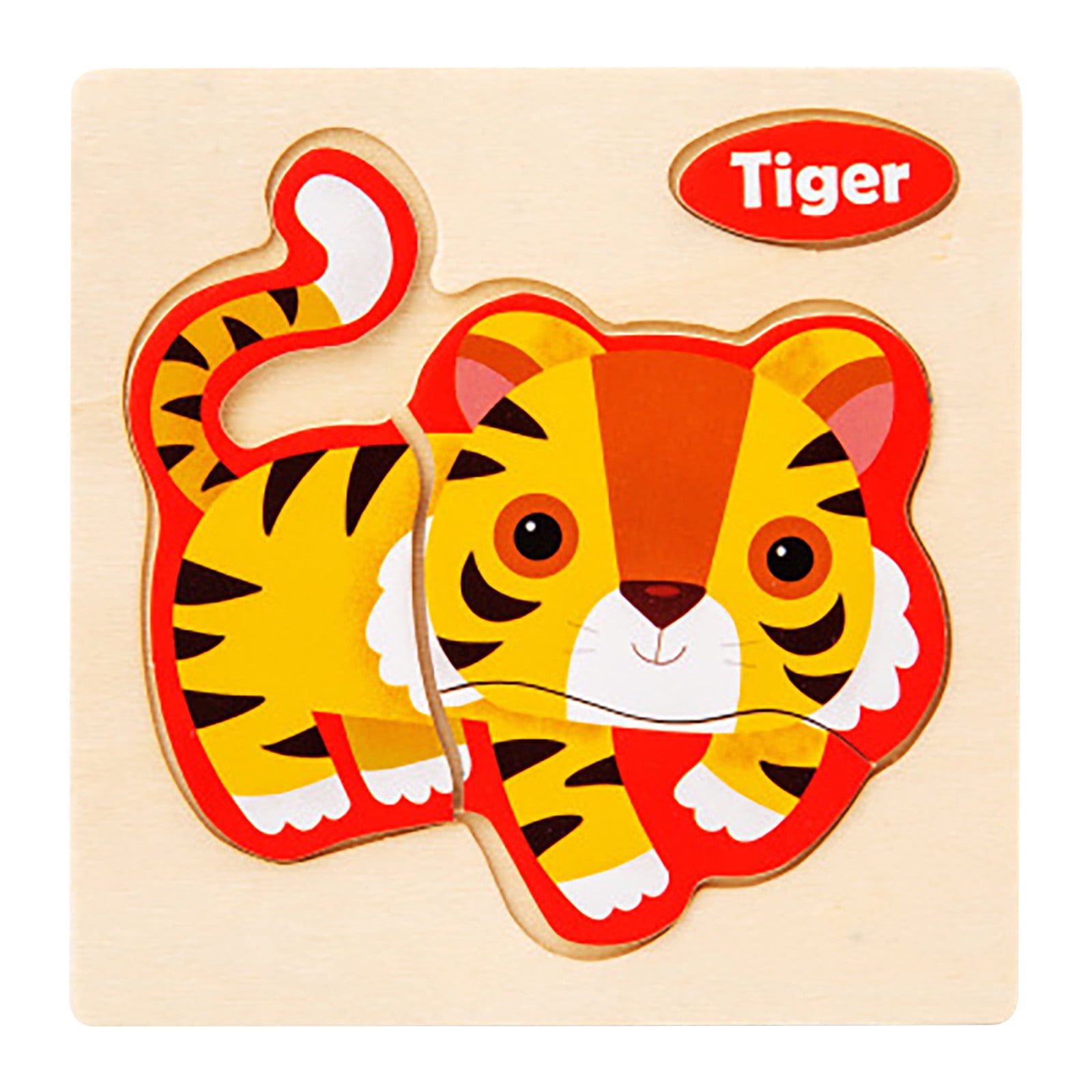 Wooden Puzzles for Kids - Fine Motor Skills Toy, Educational Shape ...