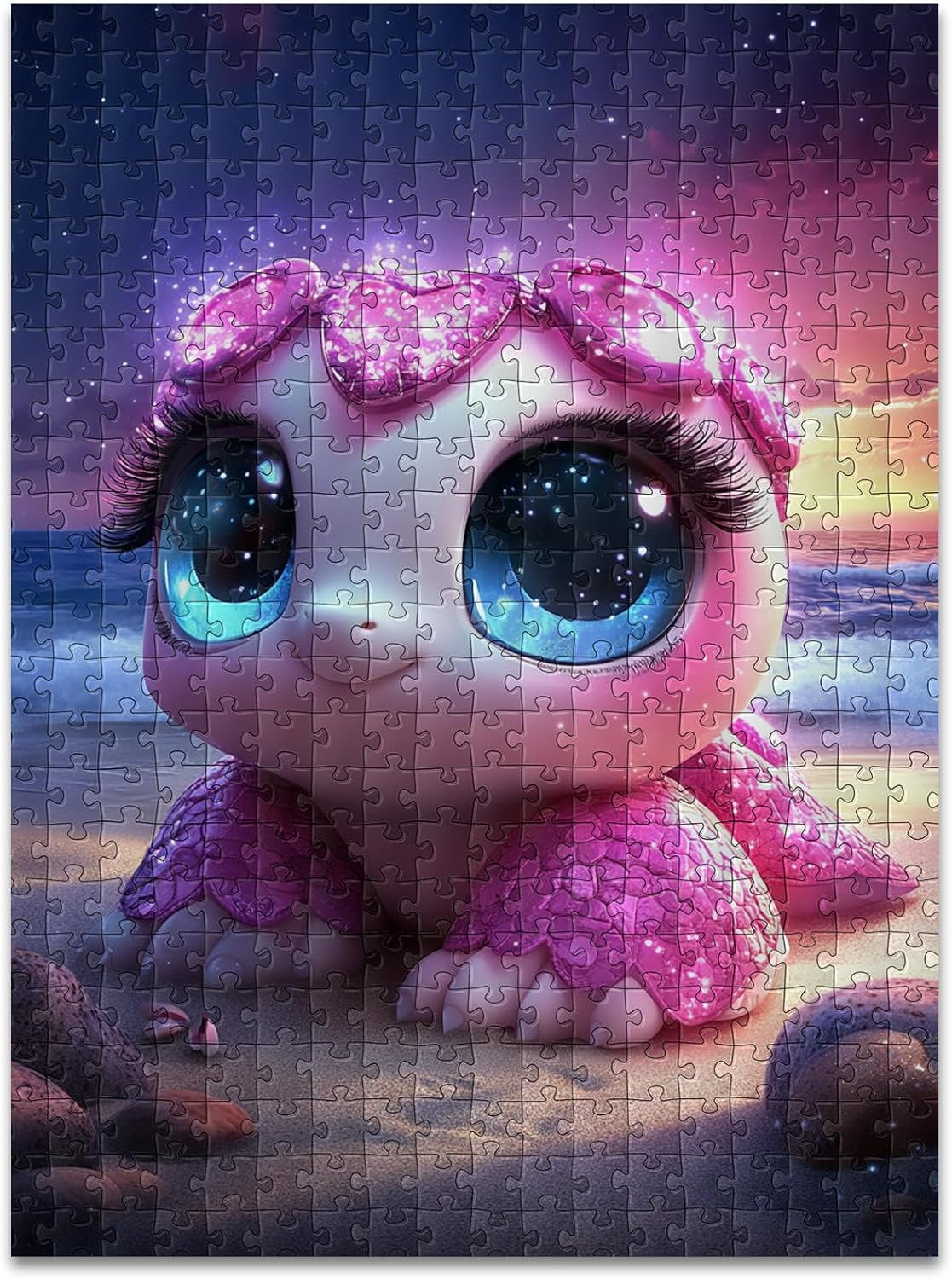 Wooden Puzzles Modern Art Puzzle Cartoon Alpaca Cute Animal Difficult ...