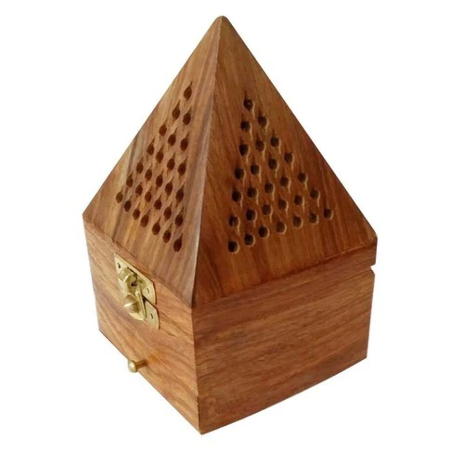 Wooden Pyramid Incense Burner - Walmart.com