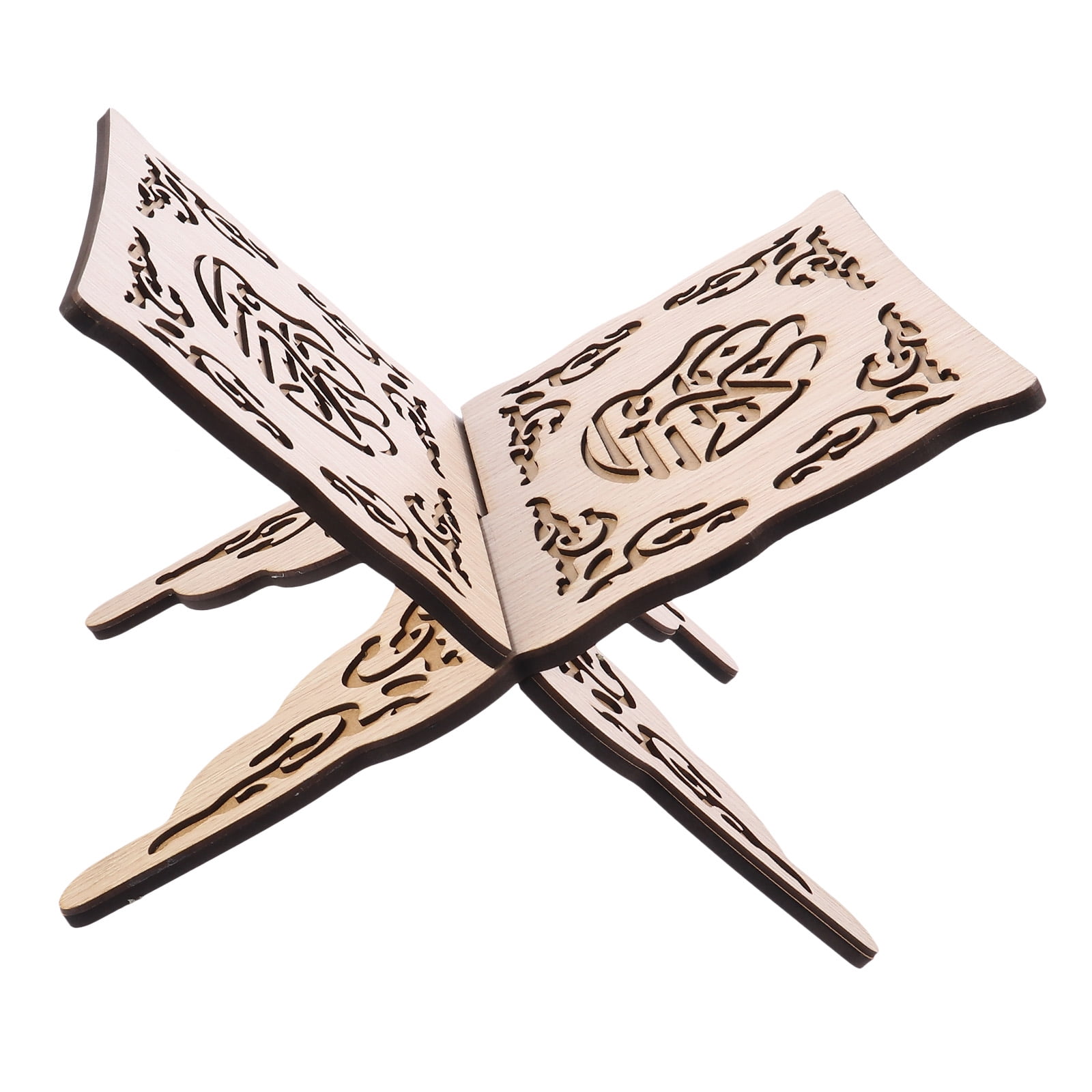 Wooden Quran & Prayer Book Stand for Islamic Display - Walmart.com