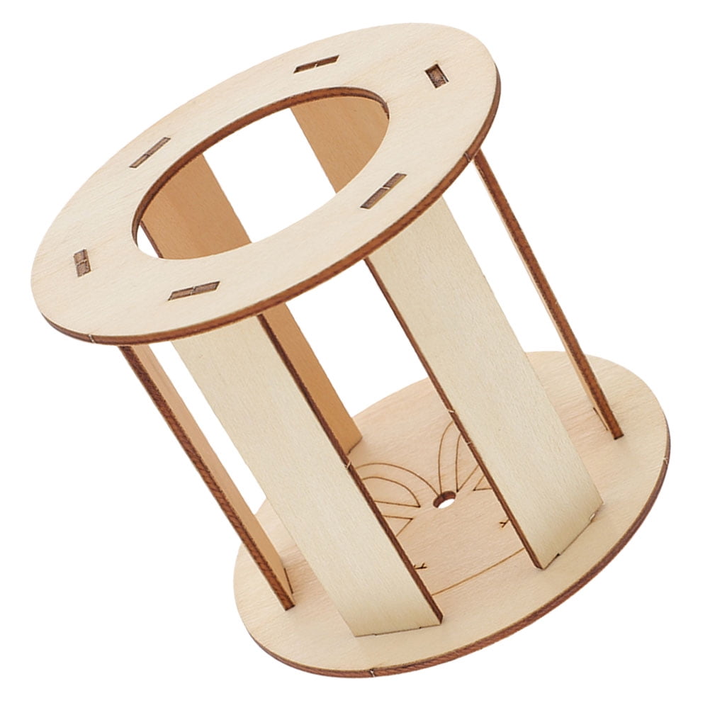 Wooden Rabbit Hay Feeder Standing Hay Rack for Small Animals Bunny Food ...