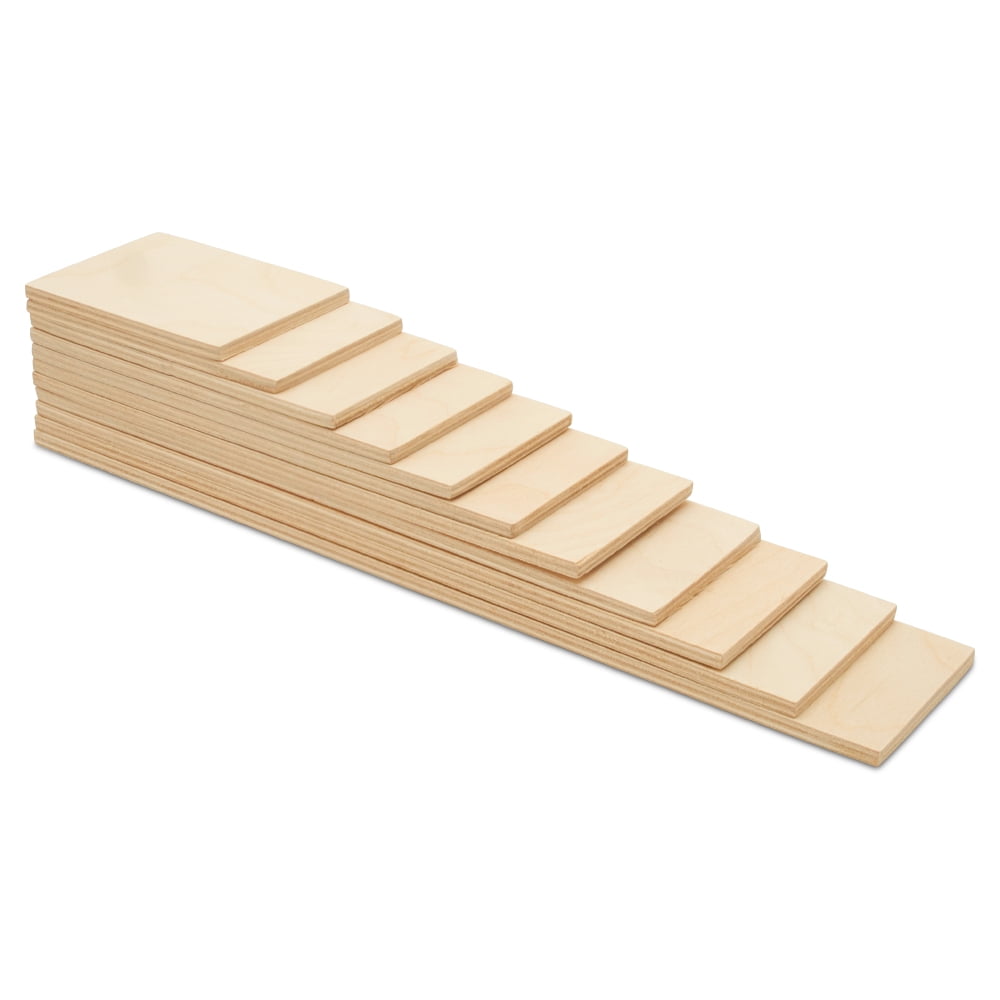 Wooden Rainbow Building Boards, 5 Sets of 11 DIY Rainbow Slats for Open ...
