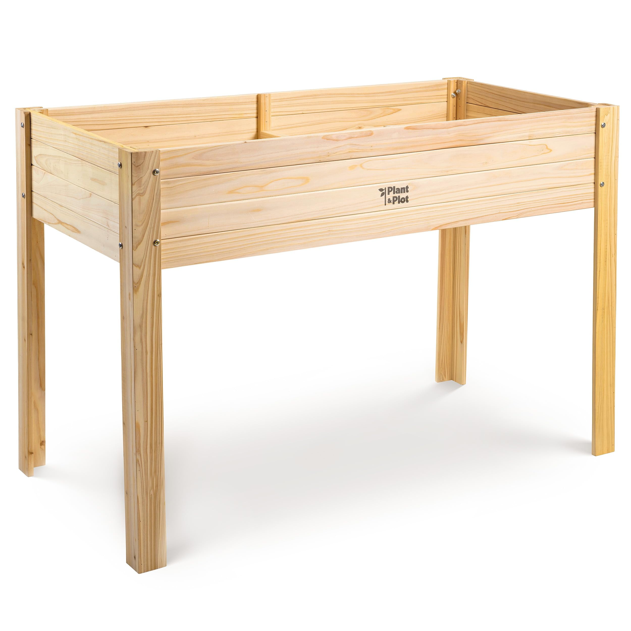 Wooden Raised Garden Bed with Legs for Outdoor // 48×24×33in Elevated Planter Box for Vegetables ...