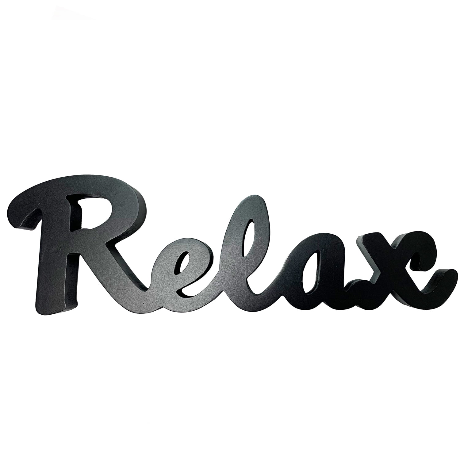 Wooden Relax Letter Table Sign Blessed Cutout Word Sign Wall Decor ...
