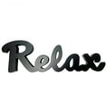 Wooden Relax Letter Table Sign Blessed Cutout Word Sign Wall Decor ...