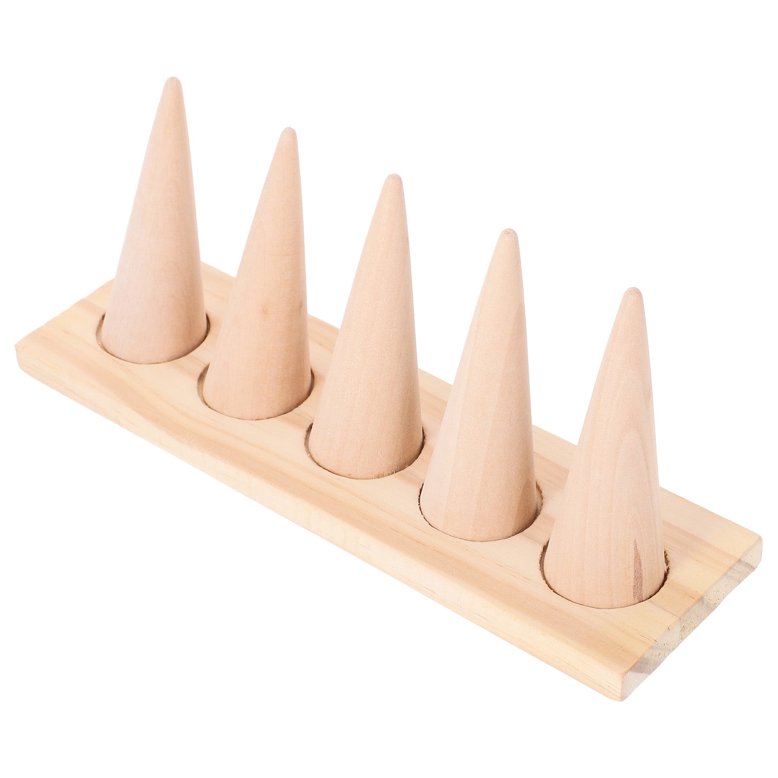 Wooden Retail Display Shelf Racks for Five Finger Ring Stand Storage ...