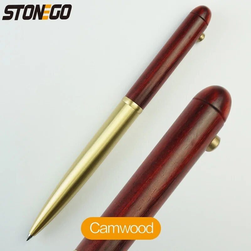 Wooden Retractable Roller Ball Pens Smooth Writing Signature Executive ...