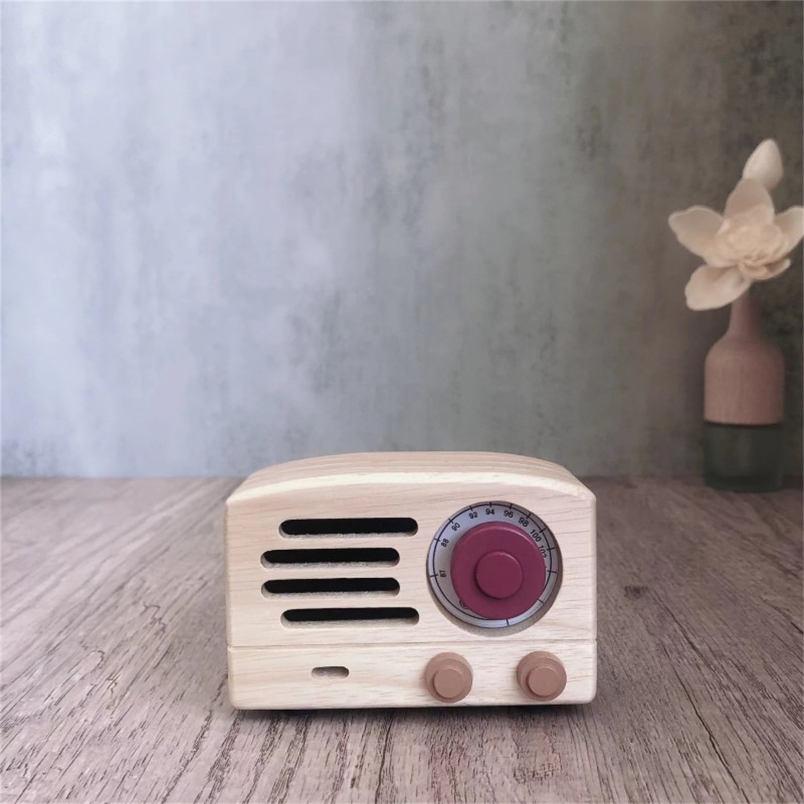 Wooden Retro Radio - Shaped Music Tabletop Decoration - A Timeless ...
