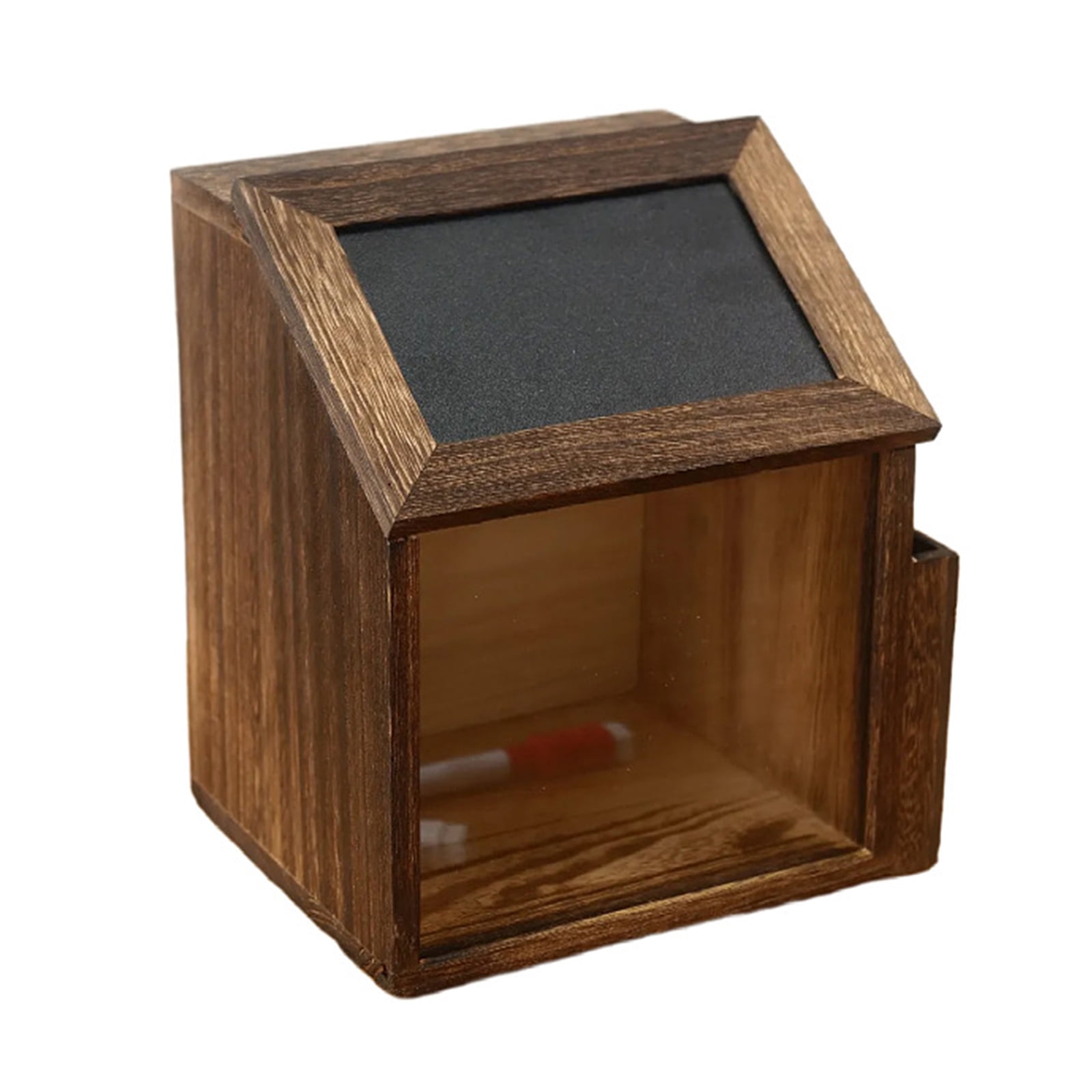Wooden Retros Suggestion Box Lockable Removable Panel Side Wall ...