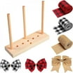 Bow Maker for Ribbon Wreaths, Double Sided Wooden Bow Making Tool for ...