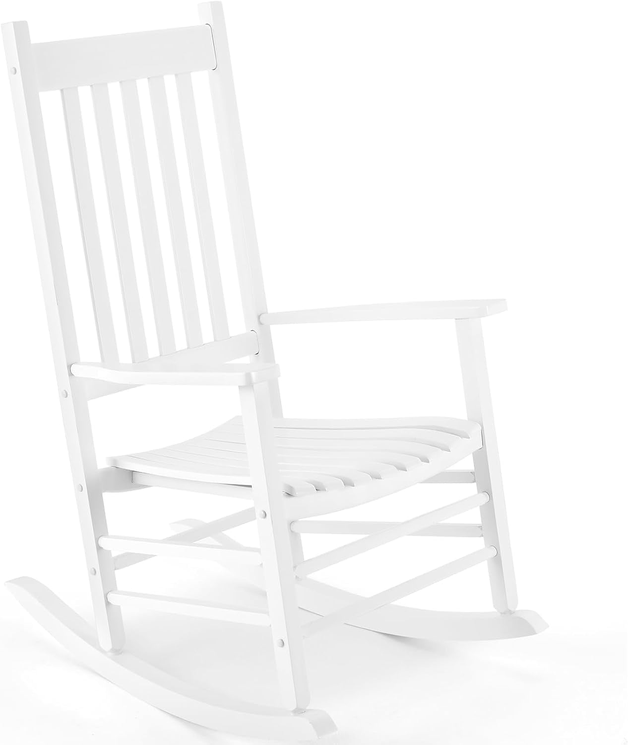 Wooden Rocking Chair Outdoor with High Back,Rocking Chair Indoor ...