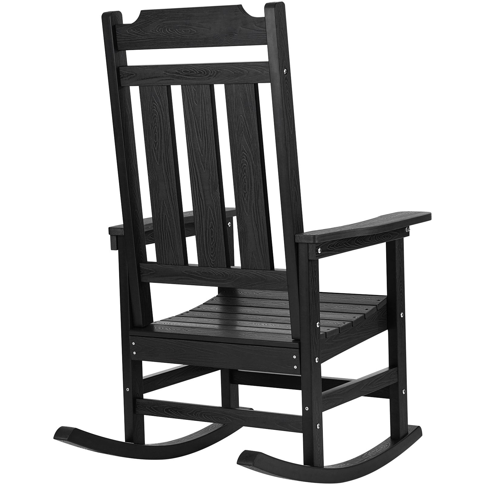 Wooden Rocking Chairs VEVOR Porch Rocker HIPS Outdoor Rocking Chair ...