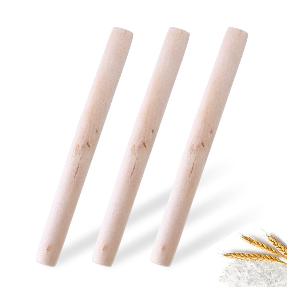Wooden Rolling Pin, Dumpling Dough Roller Wooden Rolling Pins Essential ...