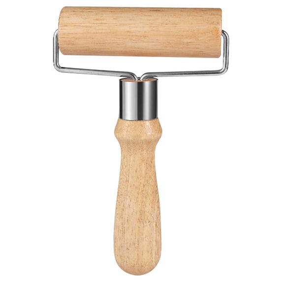 Wooden Rolling Pin Set with Stainless Steel Roller Rods Effort Saving ...