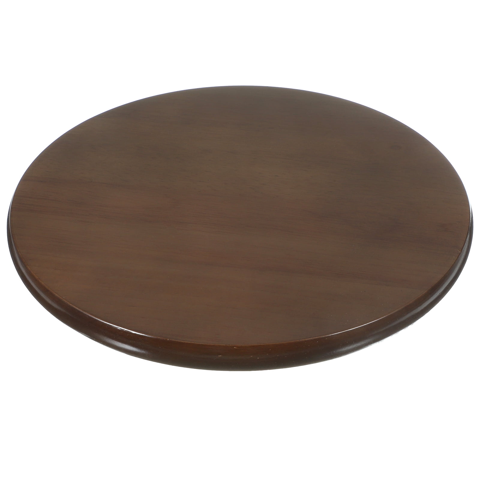 Wooden Round Stool Seat Replacement for Home Use Coffee Color Smooth ...
