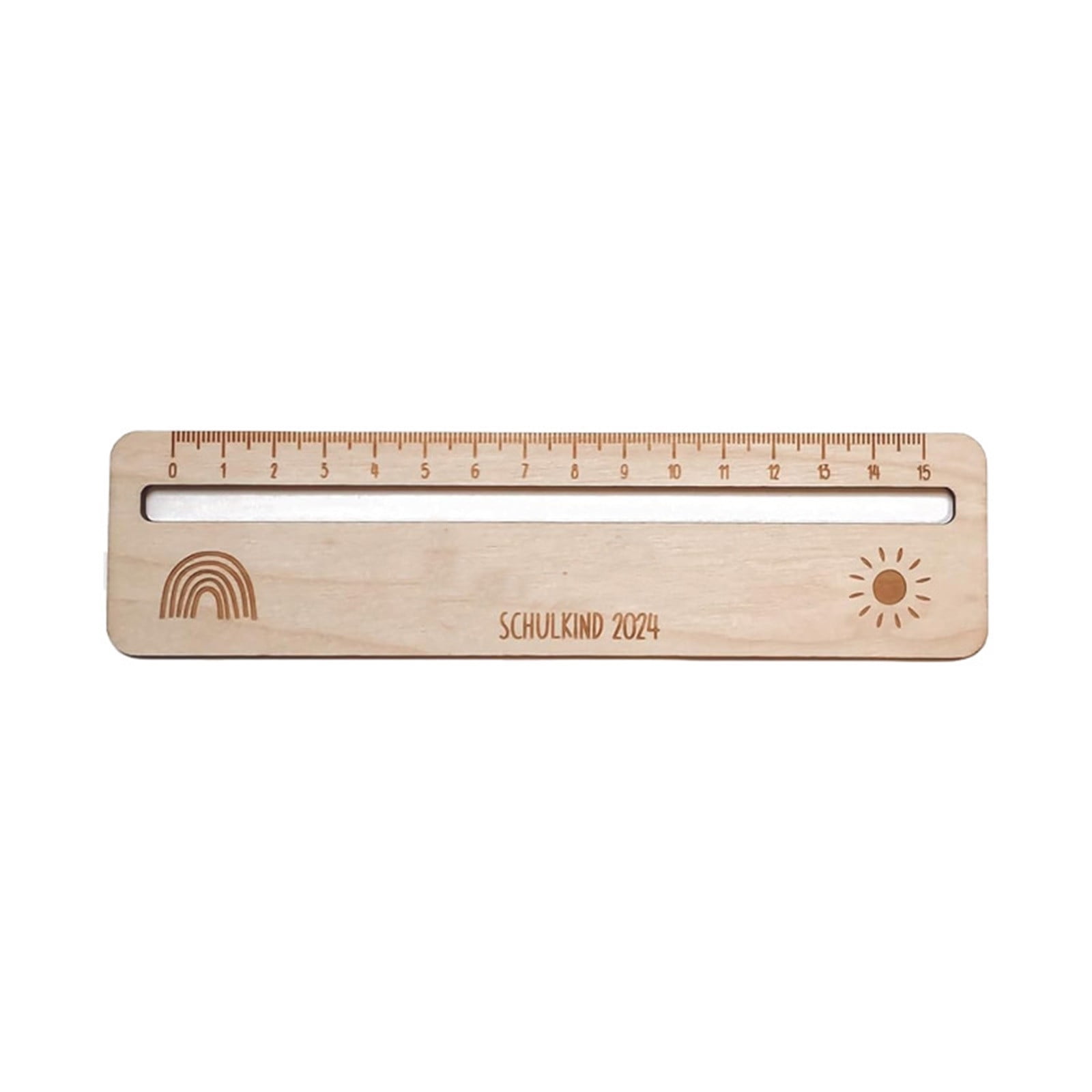 Wooden Rulers, Hole Punched Wood Ruler 7 Inch Ruler Measuring Rulers ...