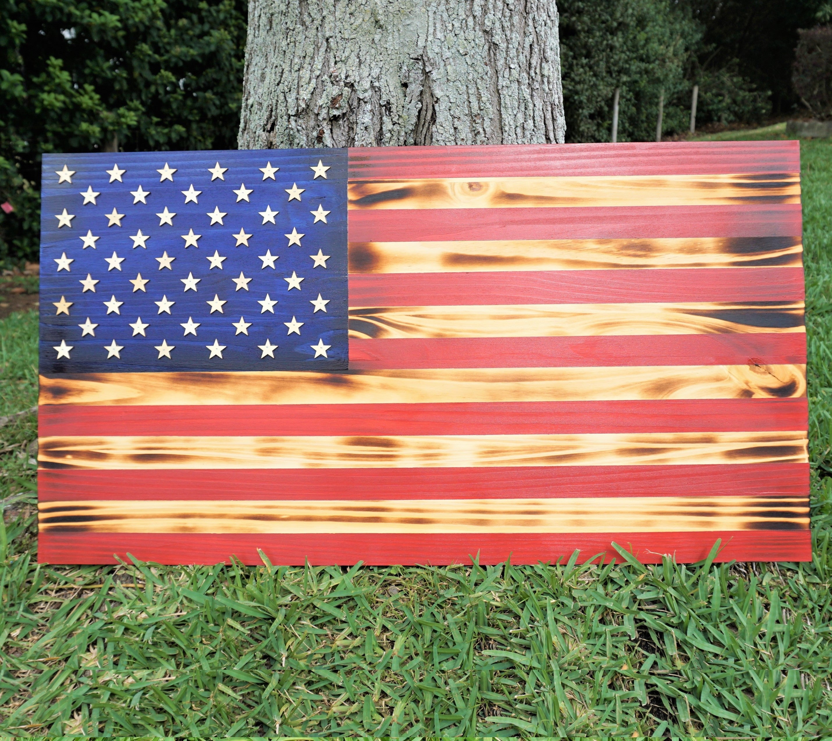 Rustic Wooden Flags