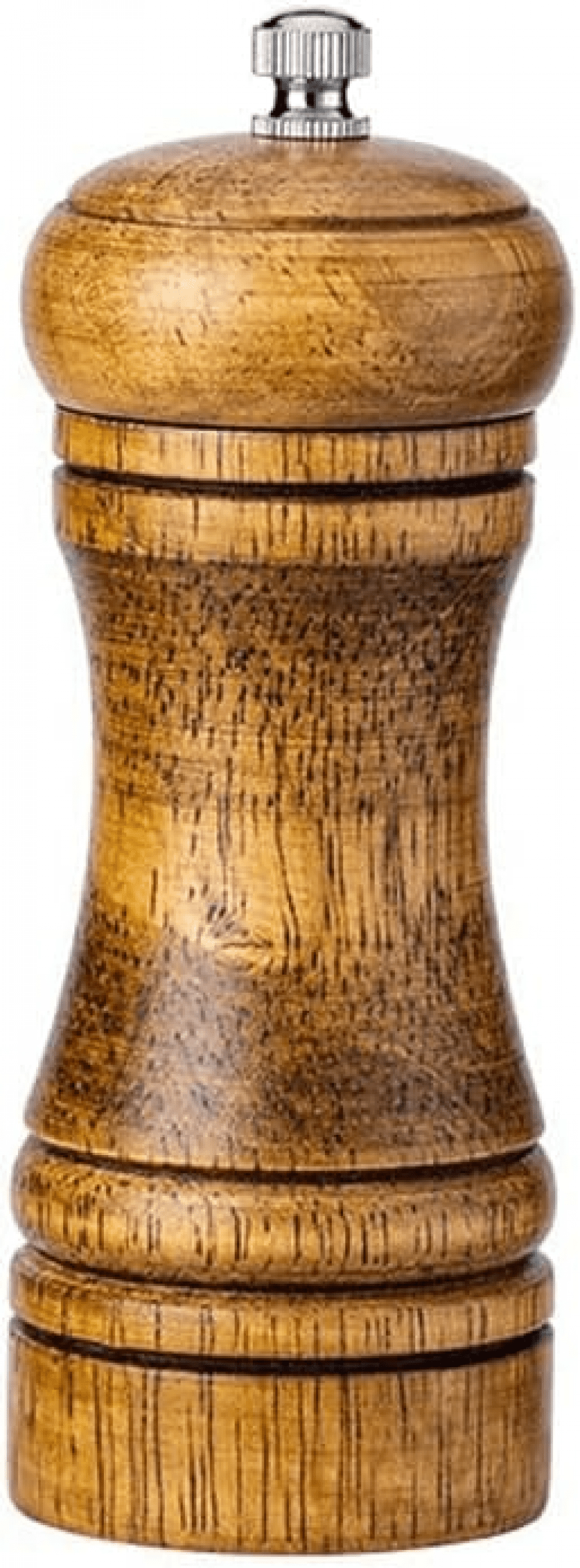 Wooden Salt And Pepper Grinder Adjustable Ceramic Rotor Refillable ...