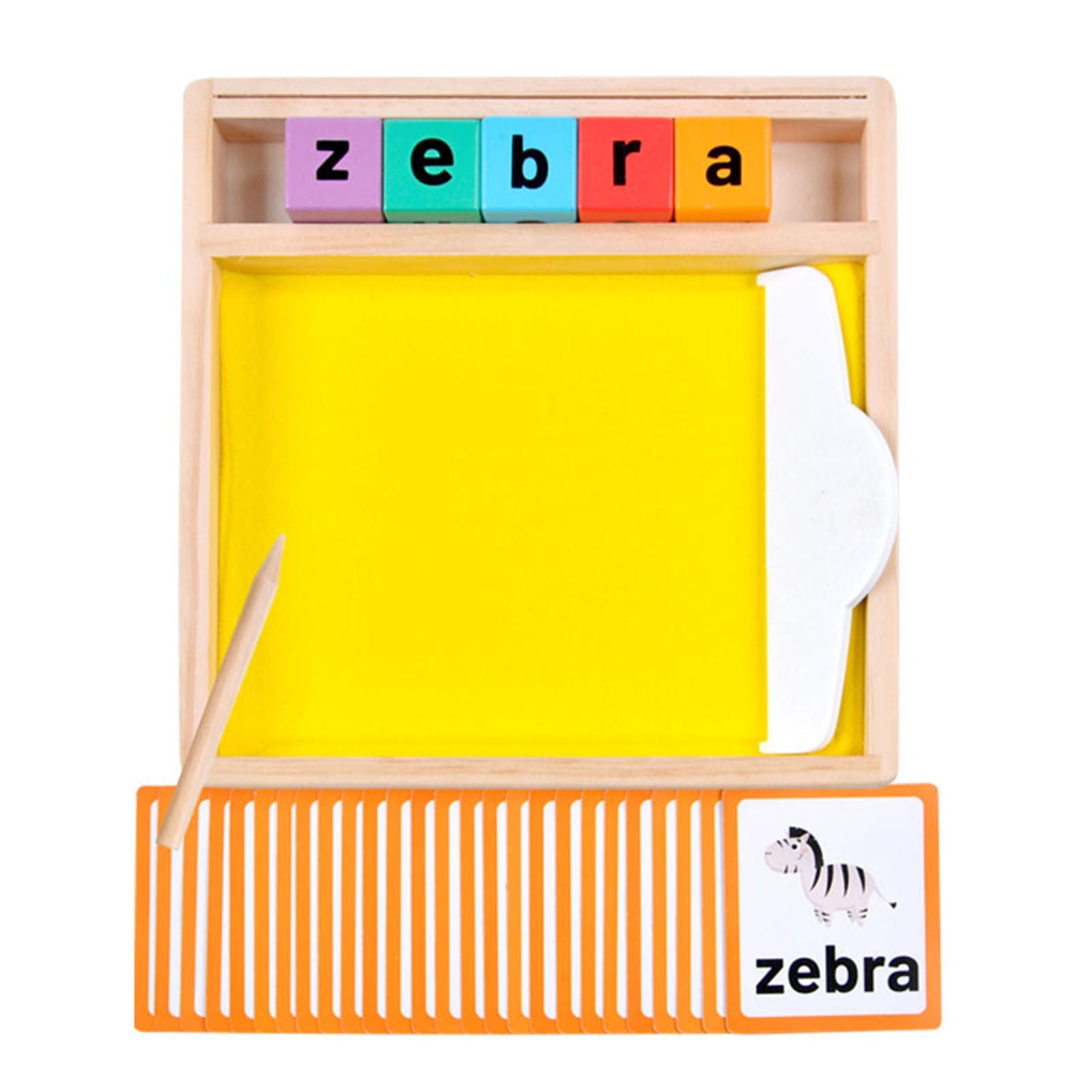 Wooden Sand Writing Tray – Educational Sand Tray for 3 Year Old Kids ...