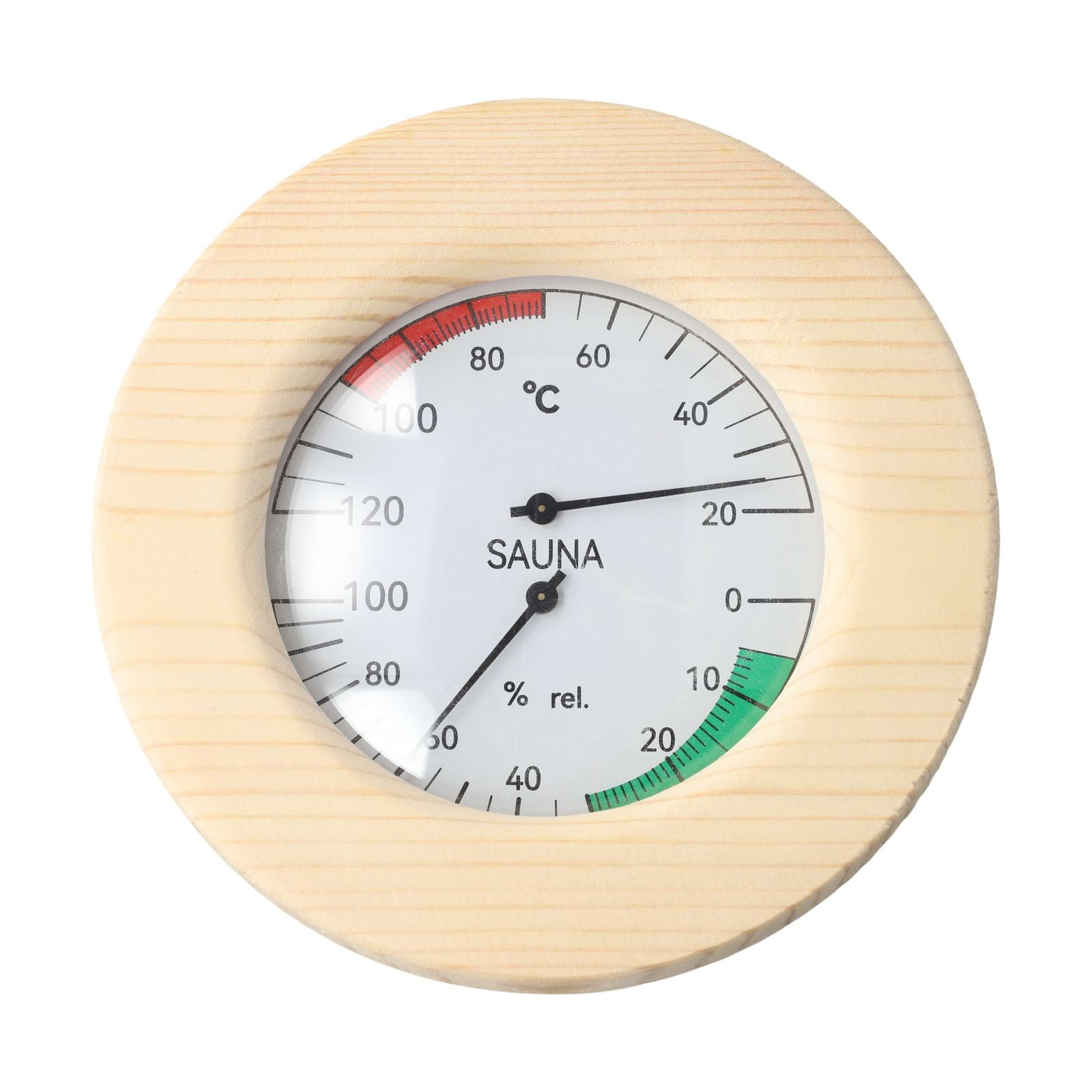 Wooden Sauna Thermometer and Hygrometer for Accurate Temperature and ...