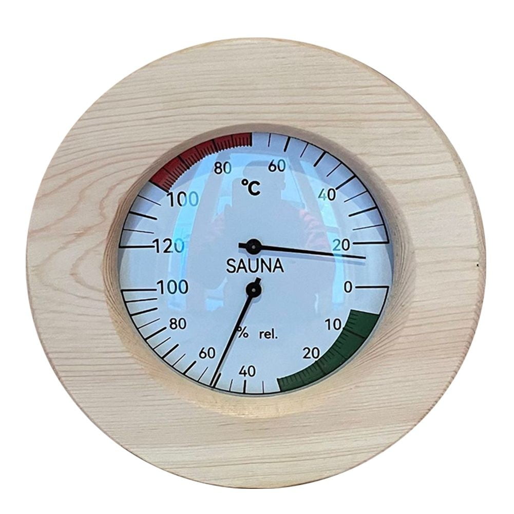Wooden Sauna Thermometer and Hygrometer for Accurate Environment ...